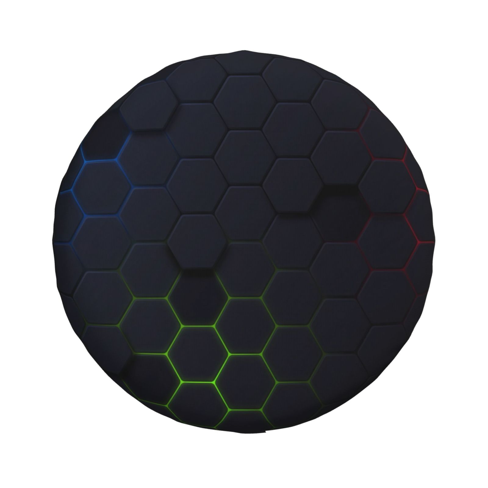 Daiia Modern Hexagonal Neon Grid Tire Covers , Travel Trailer Camper ...