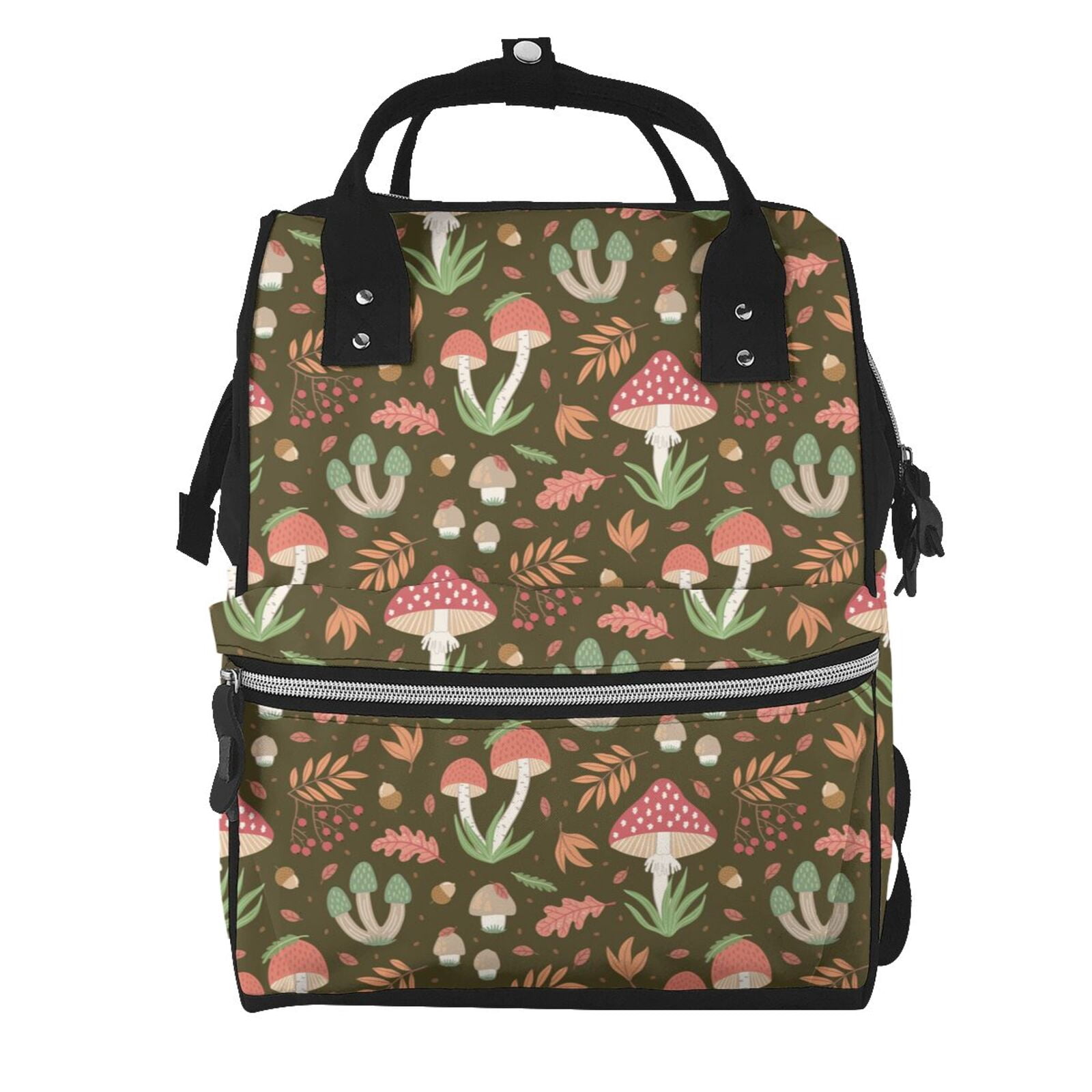 Daiia Mushrooms and Autumn Large Capacity Baby Bag Waterproof Stylish ...