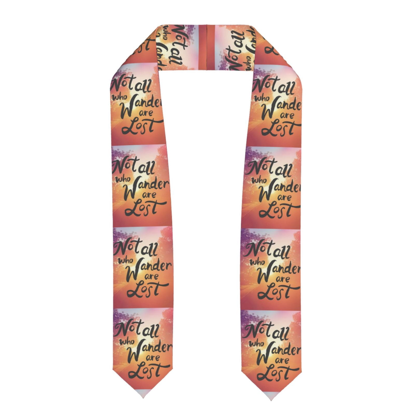 Daiia Not All Who Wander Are Lost Pattern Graduation Shawl Stole ...