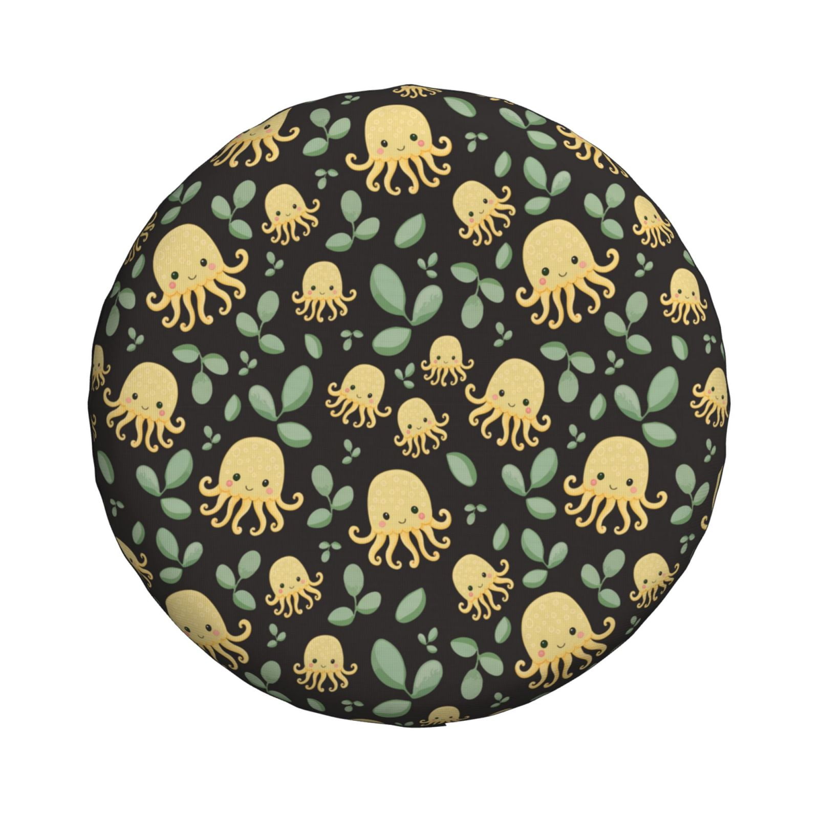 Daiia Octopuses And Leaves Tire Covers , Travel Trailer Camper Truck ...