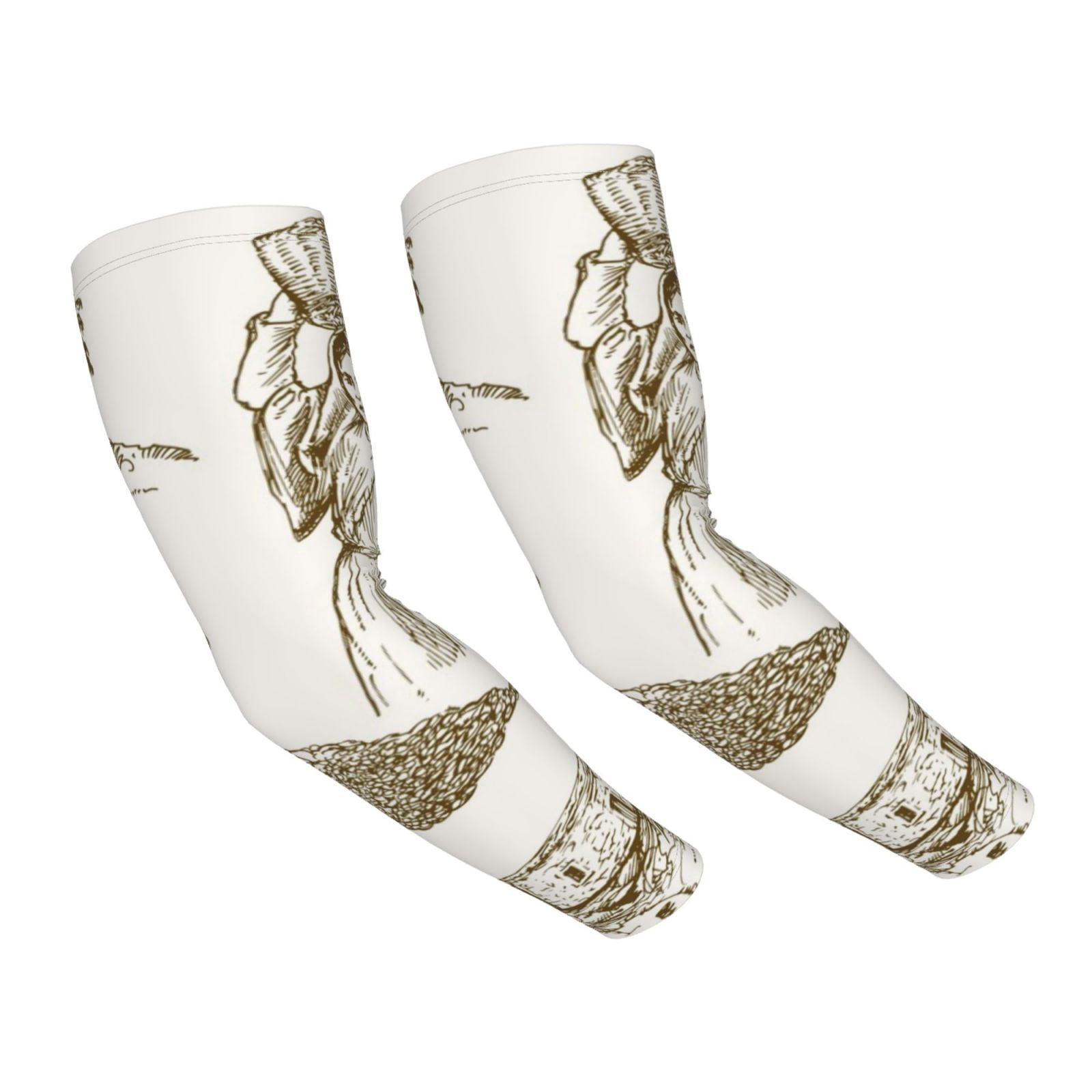 Daiia Olive Picking UV Sun Protection Arm Sleeves - Cooling Compression ...
