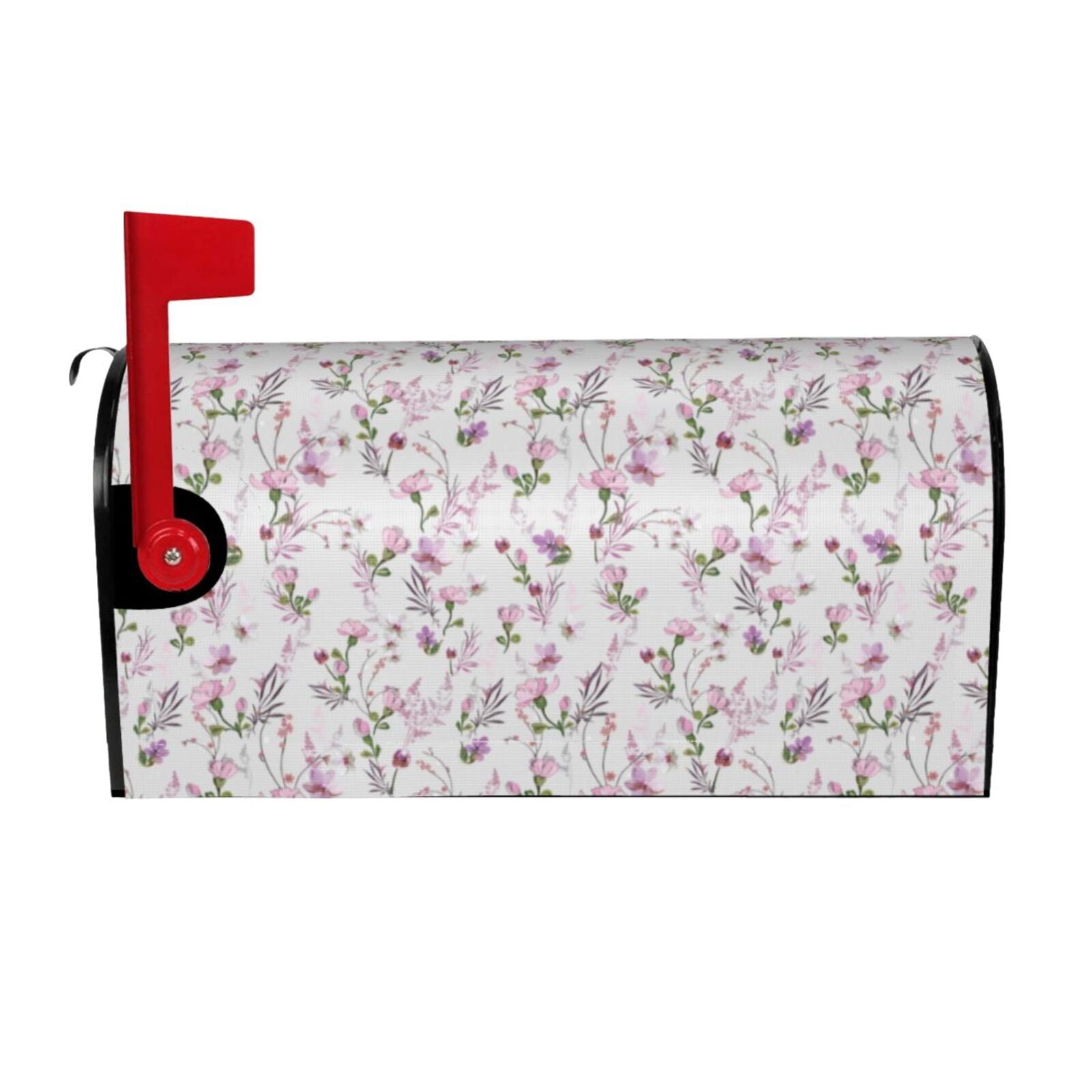 Daiia Orchids Flowers Mailbox Cover , Magnetic Welcome Mailbox Wraps ...