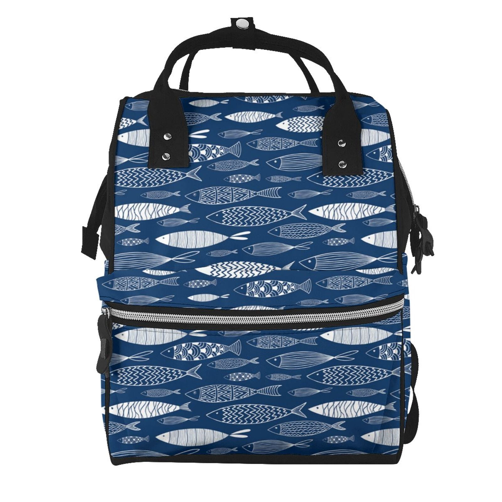 Daiia Ornamental Fish Large Capacity Baby Bag Waterproof Stylish Diaper ...