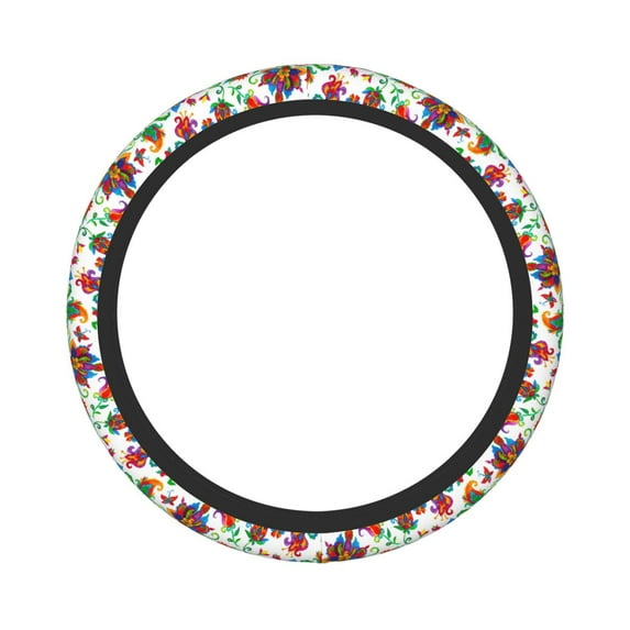 Daiia Paisley Steering Wheel Cover Auto Steering Wheel Covers ...