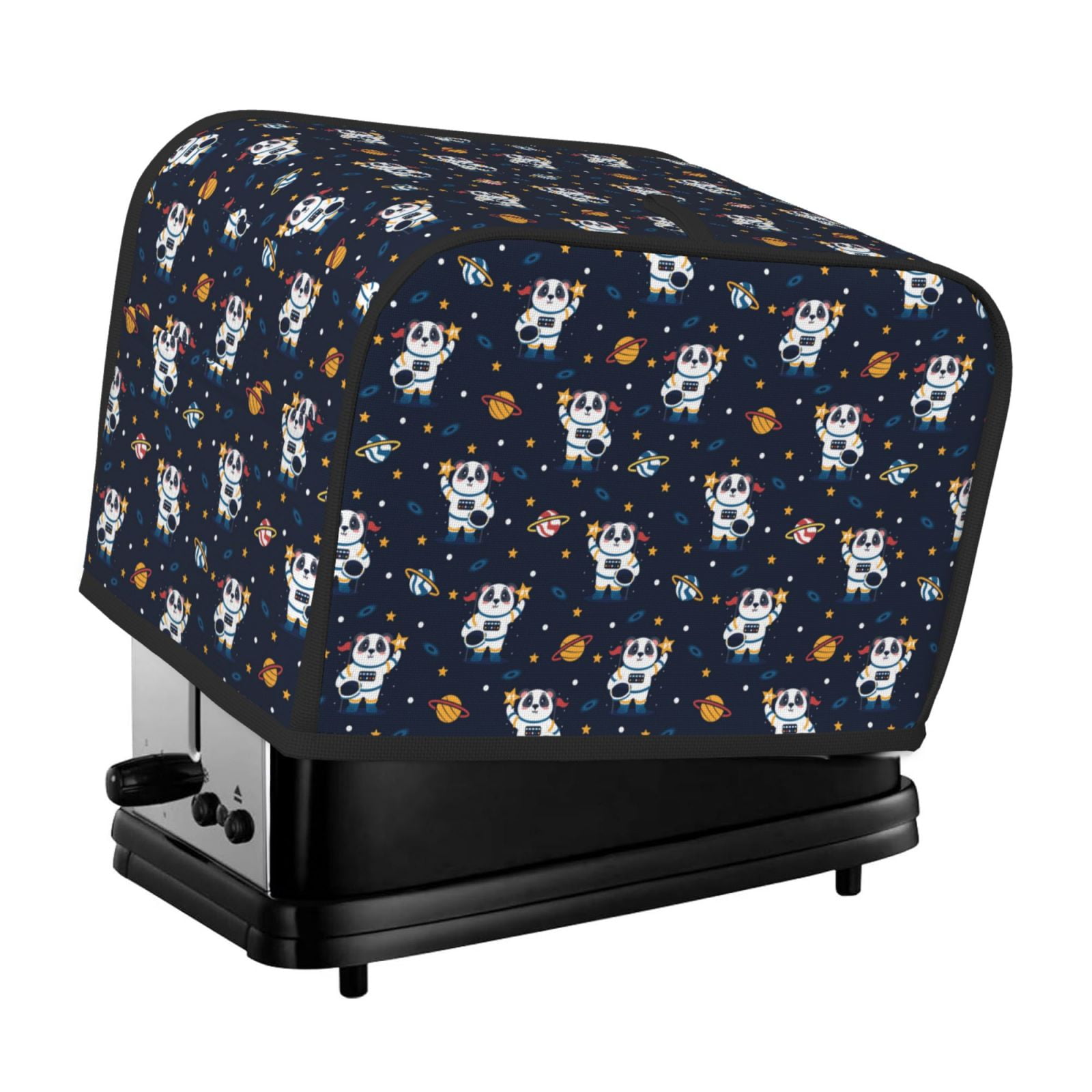 Daiia Panda Astronaut Pattern 2 slice Toaster Cover, Toaster Appliance ...