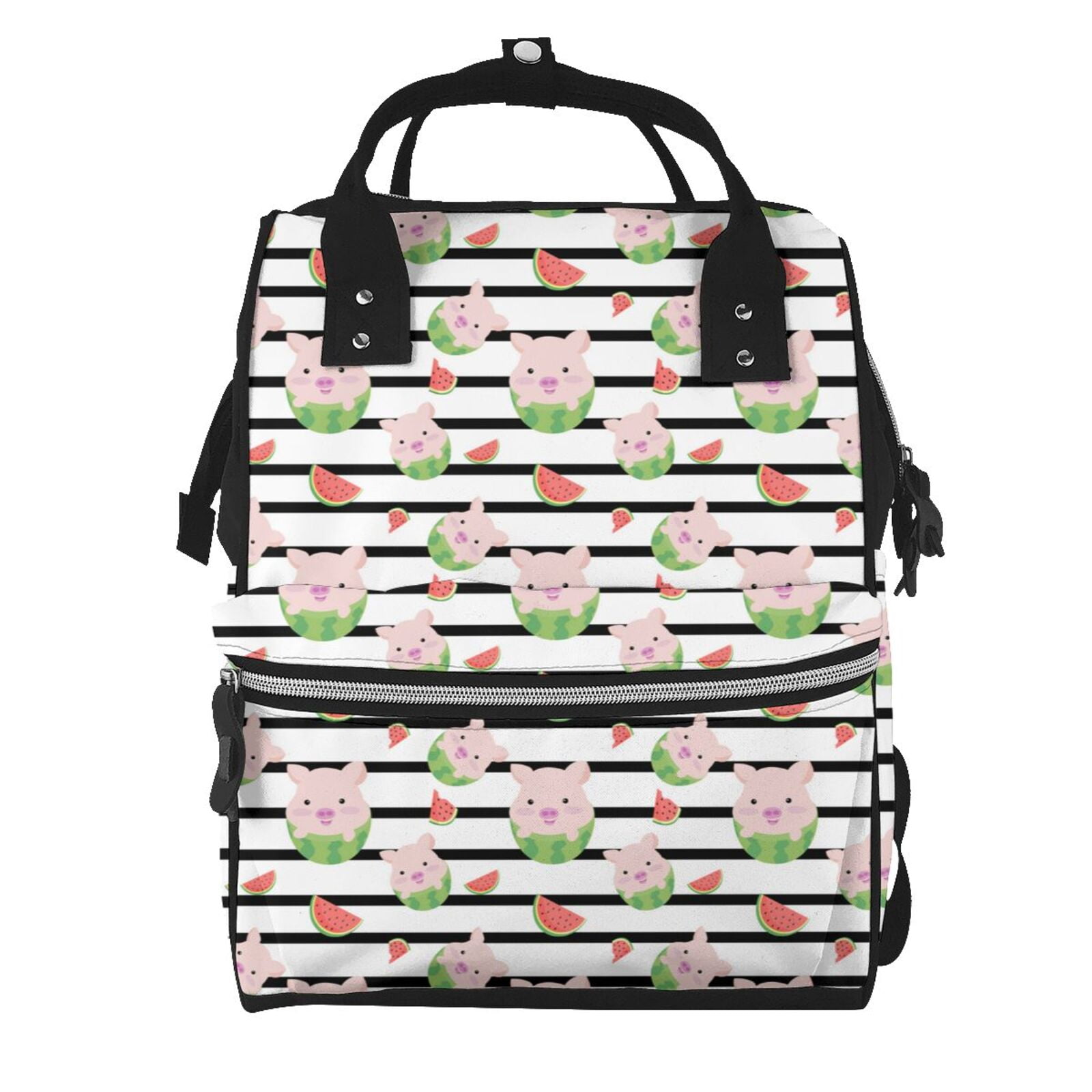 Daiia Pig And Watermelon Large Capacity Baby Bag Waterproof Stylish ...
