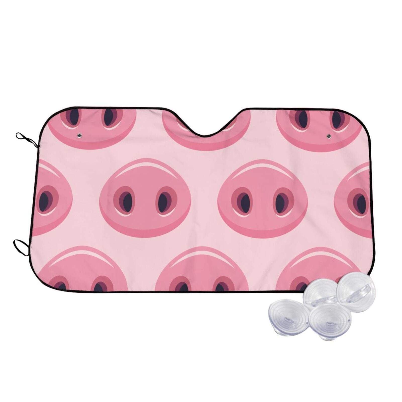 Daiia Pig Nose Windshield Sun Shade for Car SUV Truck (Small ), Car Sun ...