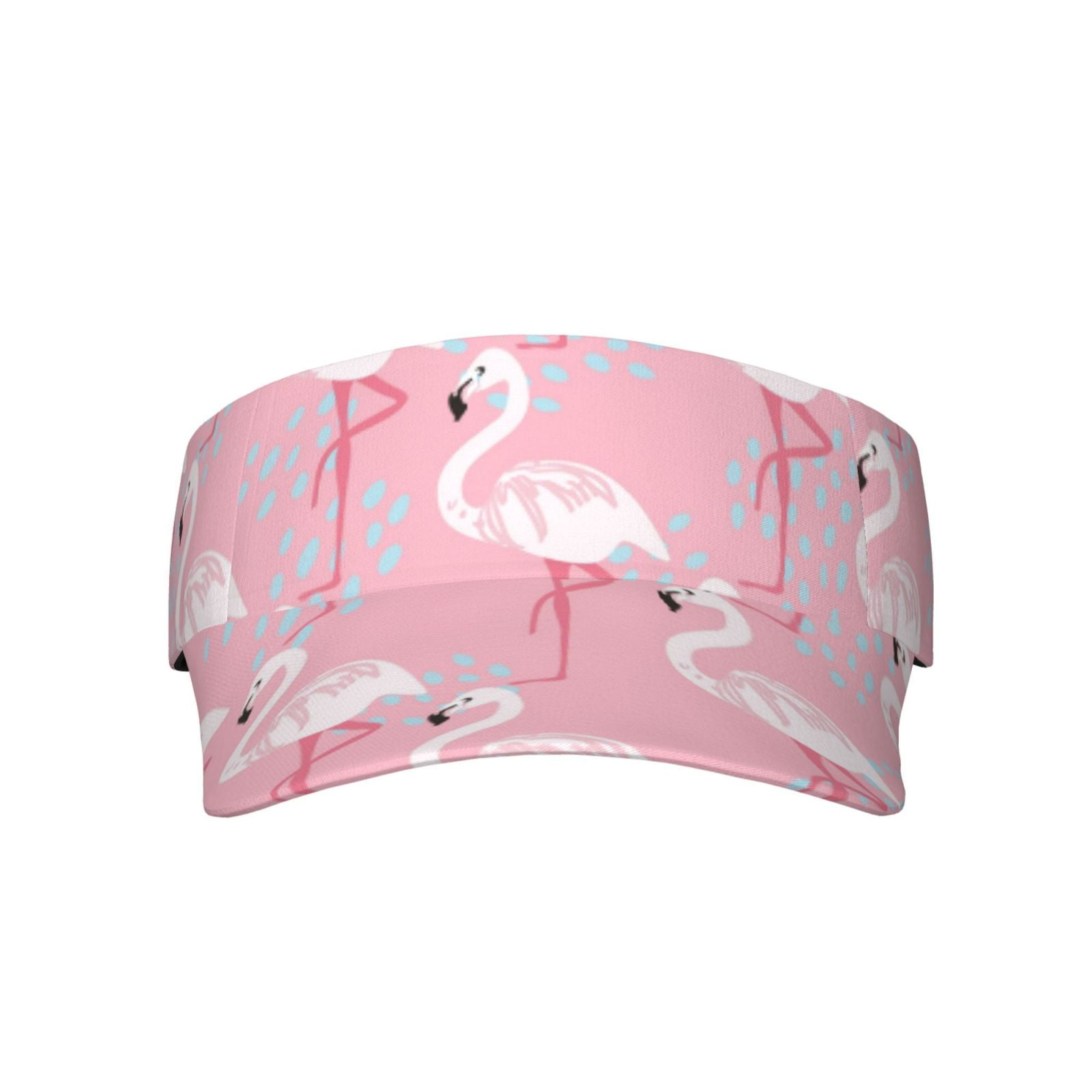 Daiia Pink Flamingo Pattern Sport Sun Visor Hats Visor Cap Adjustable ...