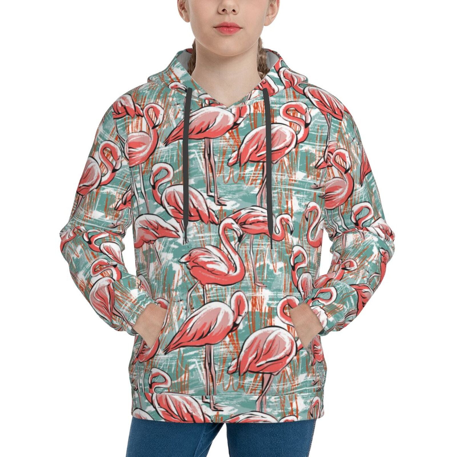 Daiia Pink Flamingo for Boys Fashion Hoodies & Sweatshirts with ...