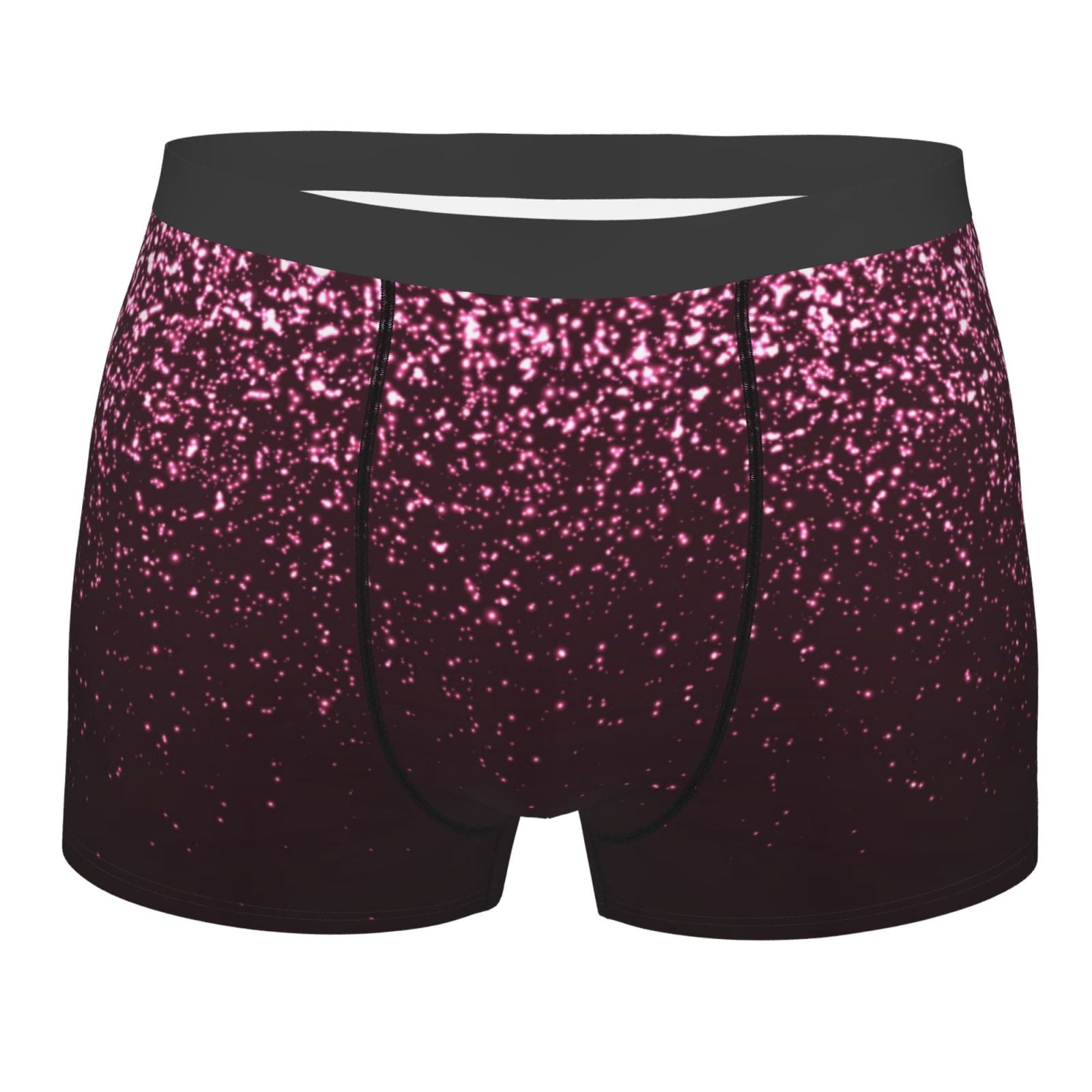 Daiia Pink Glitter Sparkles A Men's Underwear Boxer Briefs, Cotton ...