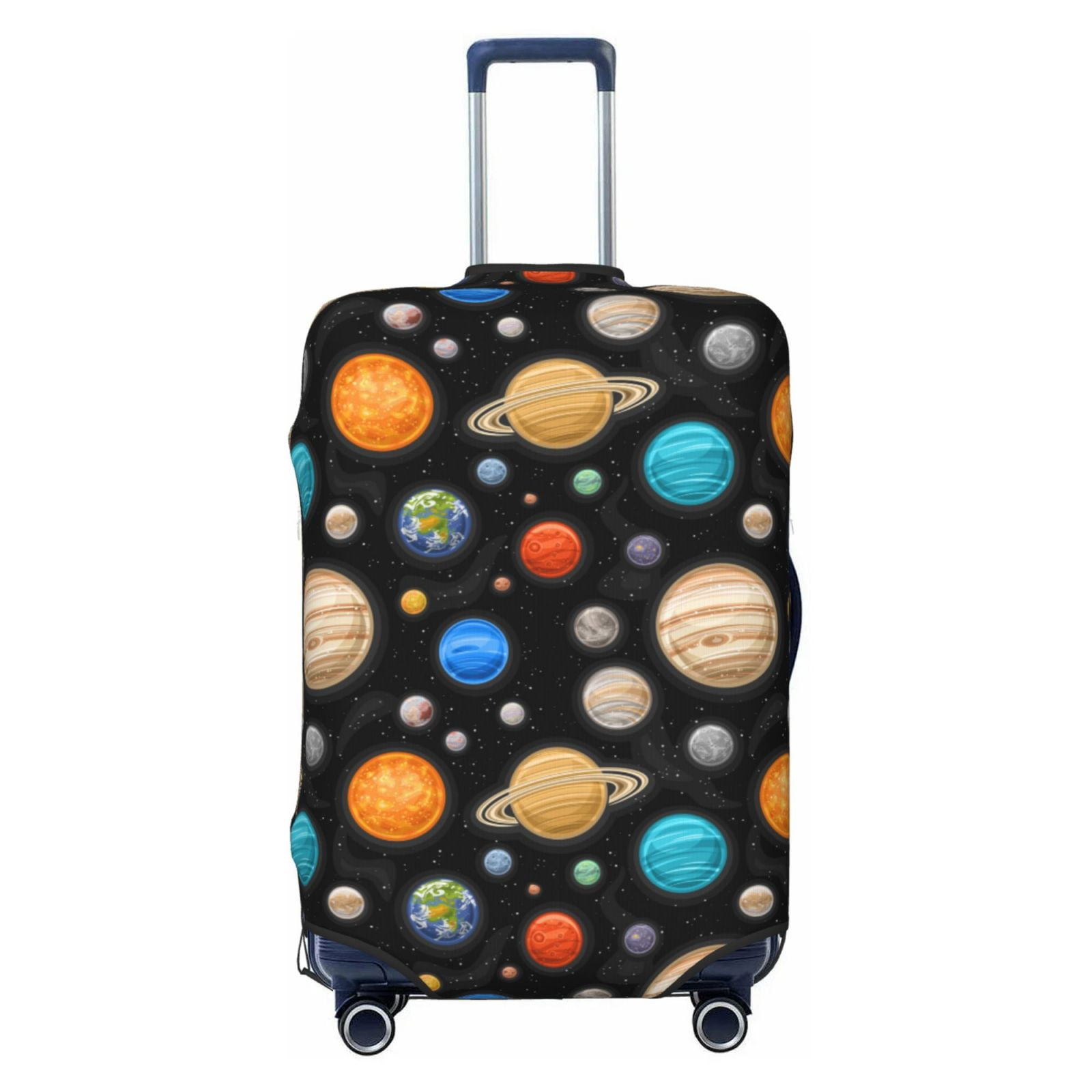 Daiia Planets In Deep Space Luggage Cover, Thickened Washable Travel ...
