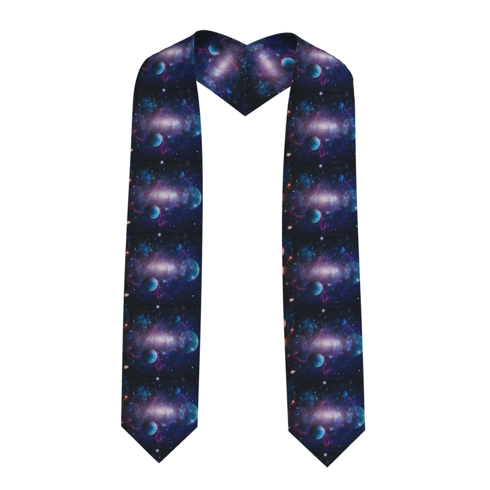 Daiia Planets Stars And Galaxies1 Pattern Graduation Shawl Stole ...