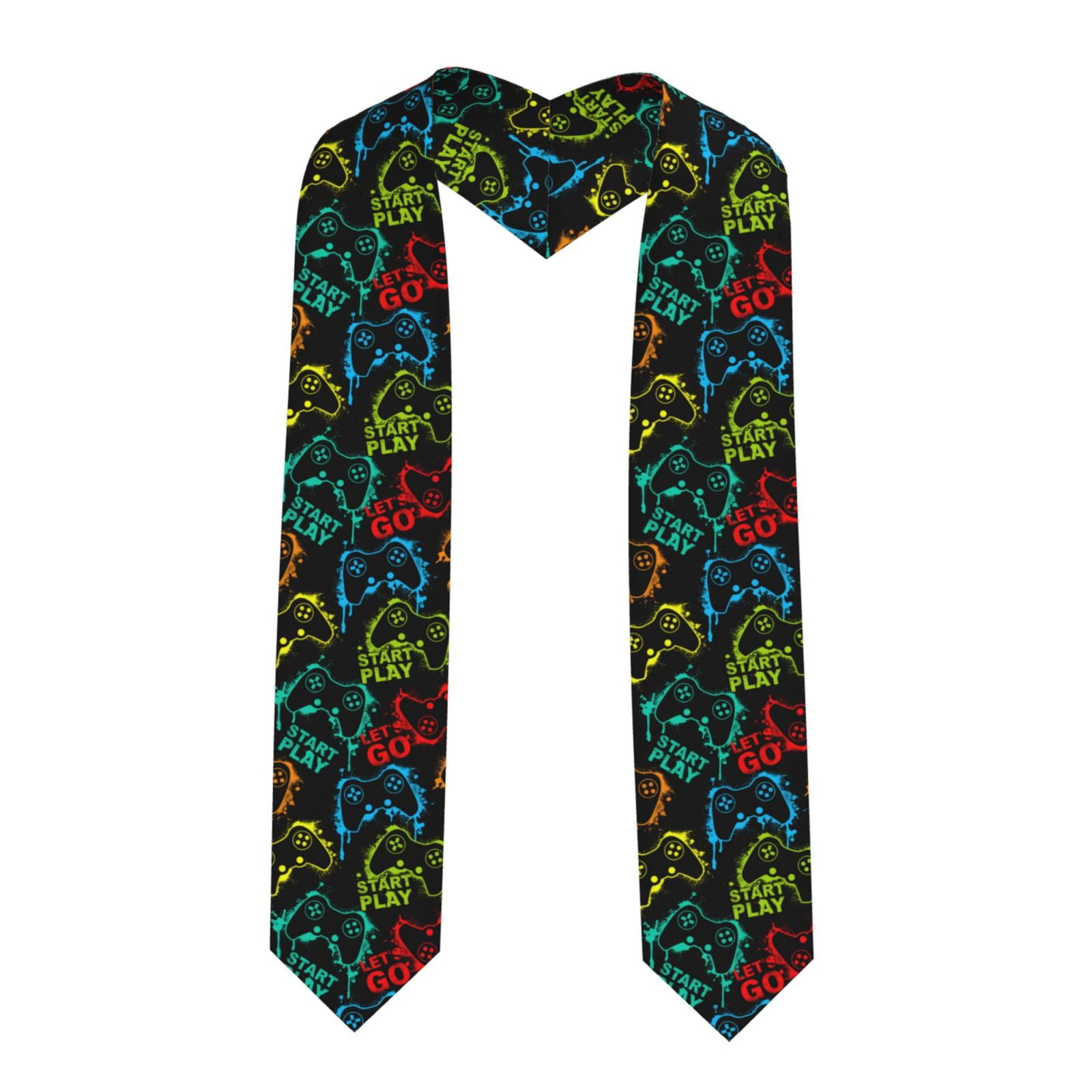 Daiia Play Game Start Pattern Graduation Shawl Stole – Satin Graduation ...
