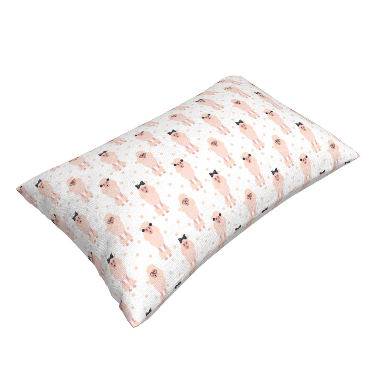 Daiia Poodle Dog Bedding Waterproof Pillow Protector Zippered Queen ...