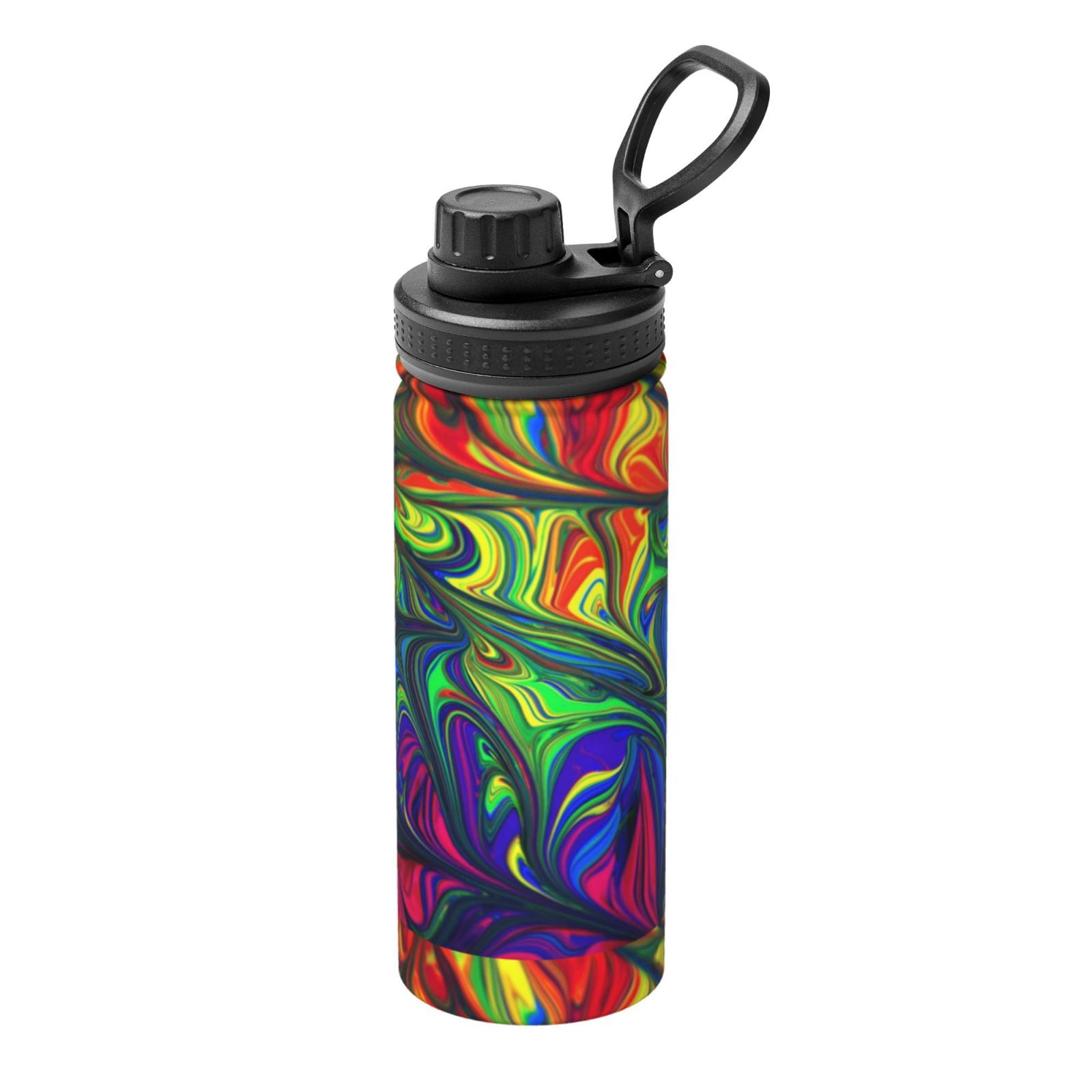 Daiia Pride Rainbow Printed 18 OZ Sports Insulated Kettle Drinking Cup ...