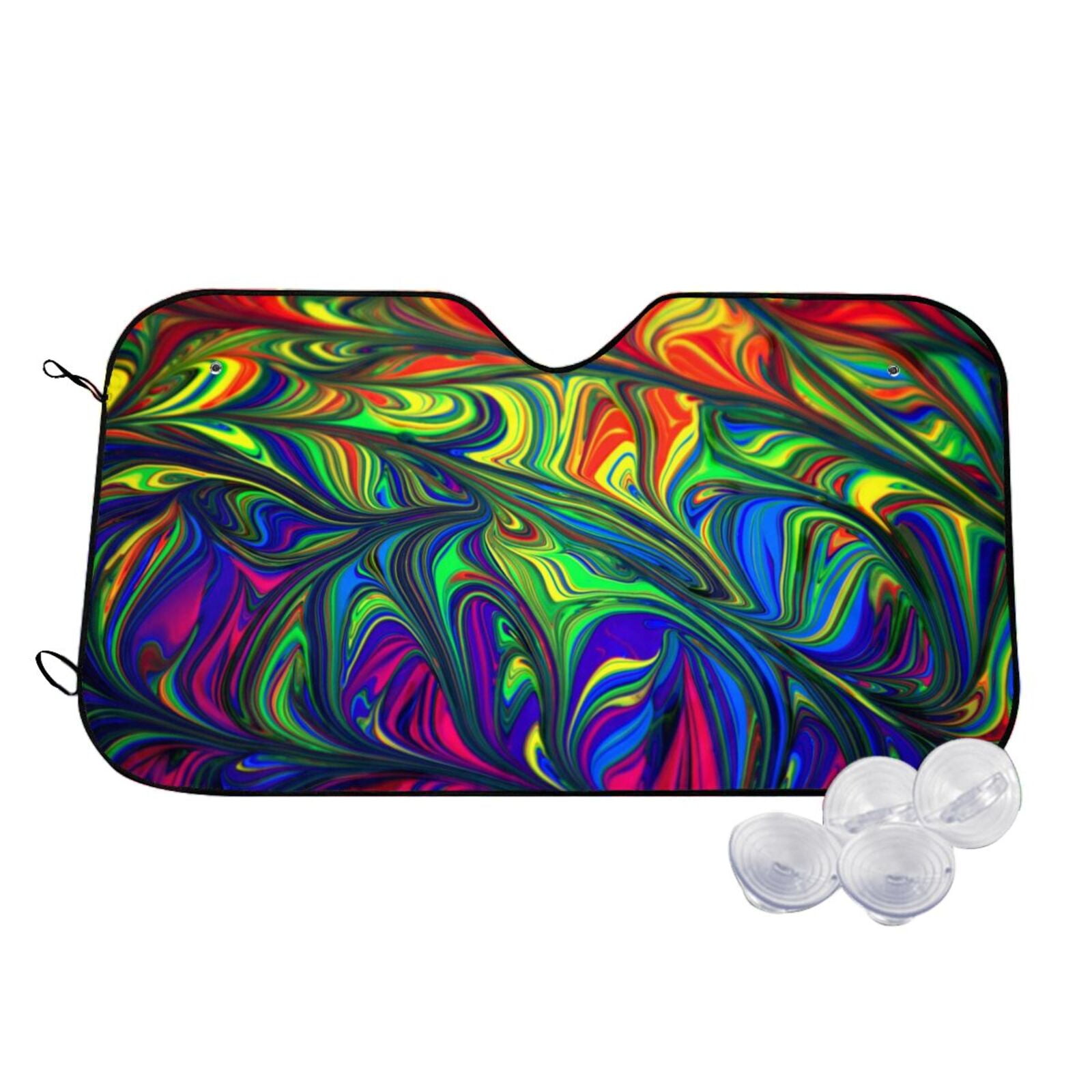 Daiia Pride Rainbow Windshield Sun Shade for Car SUV Truck (Small ...