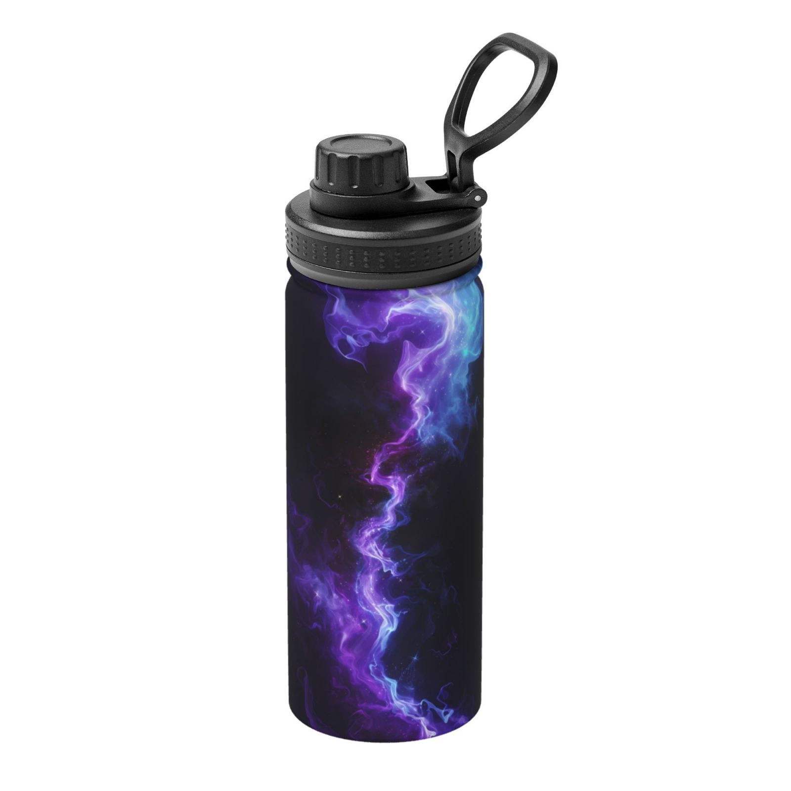 Daiia Purple And Blue Nebula Printed 18 OZ Sports Insulated Kettle ...