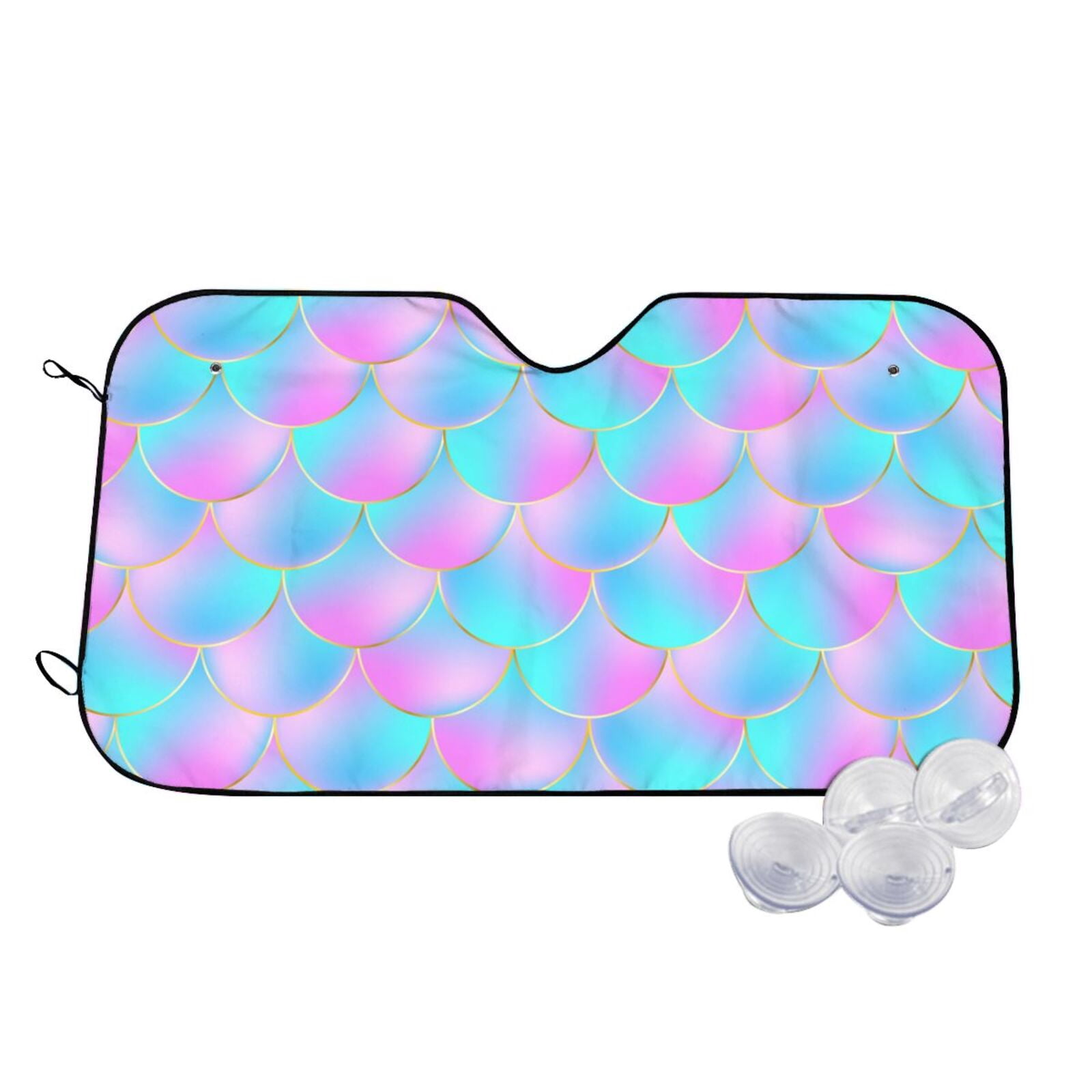 Daiia Purple Dragon Scales Windshield Sun Shade for Car SUV Truck ...