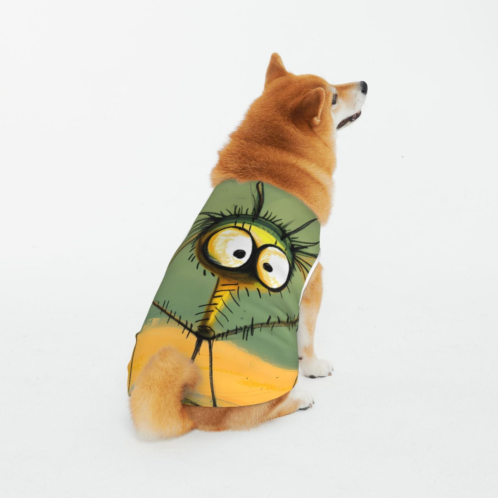 Daiia Quirky Cartoon 123 Pattern Dog Clothes Dogs Cats Sweater Soft ...