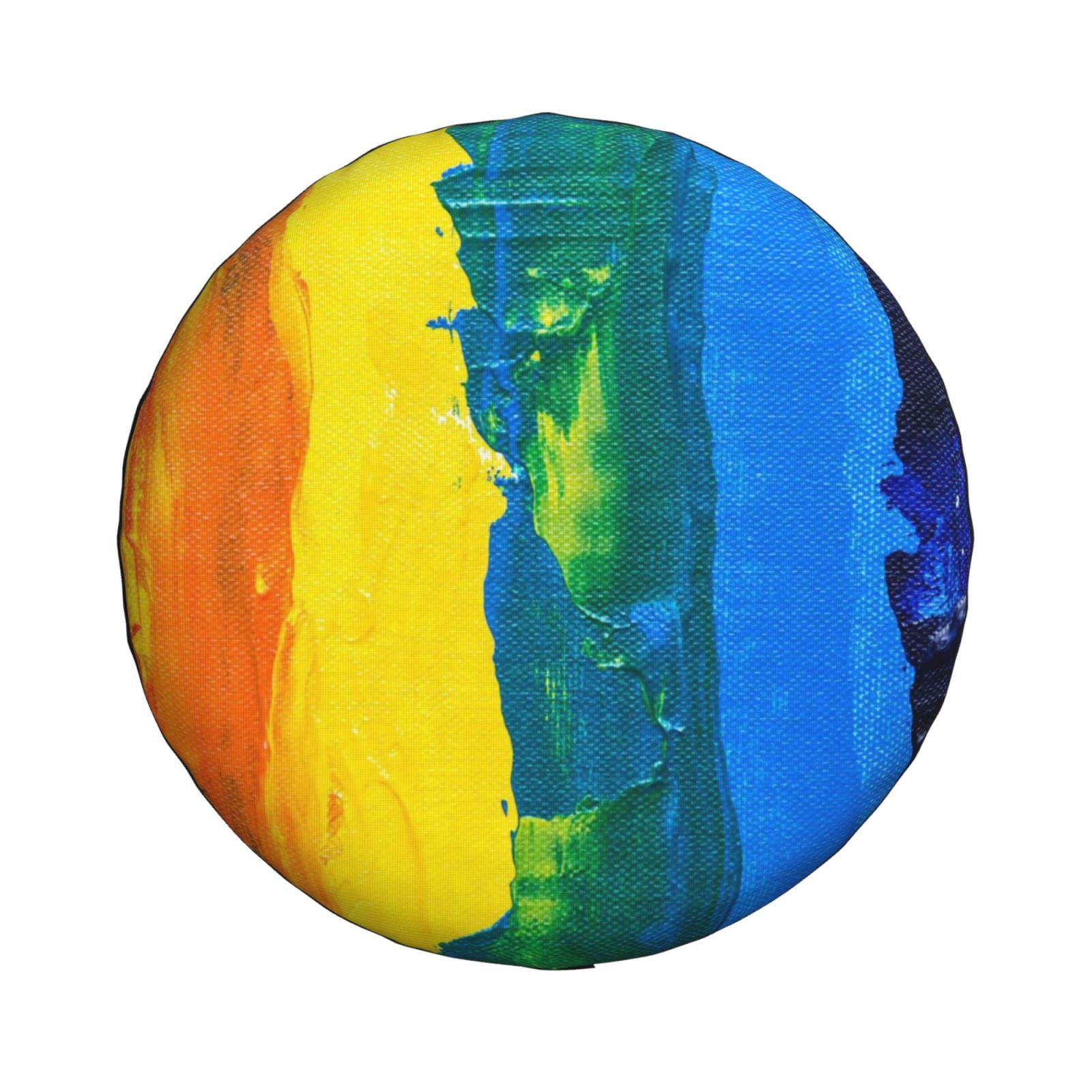 Daiia Rainbow Colored Tire Covers , Travel Trailer Camper Truck SUV ...