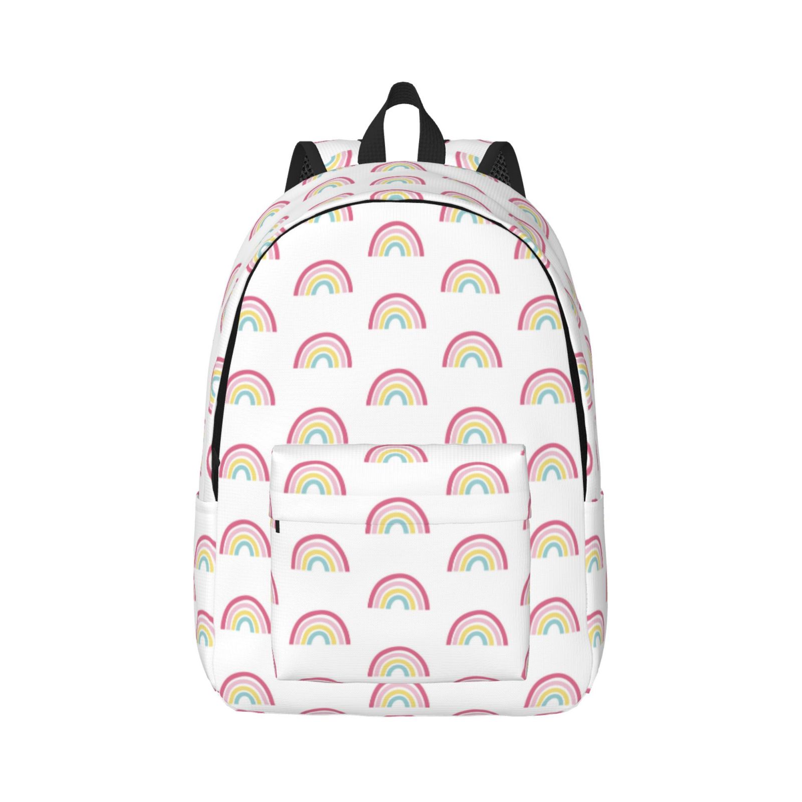 Daiia Rainbow Vintage Canvas Backpack for Men and Women ,Hiking ...