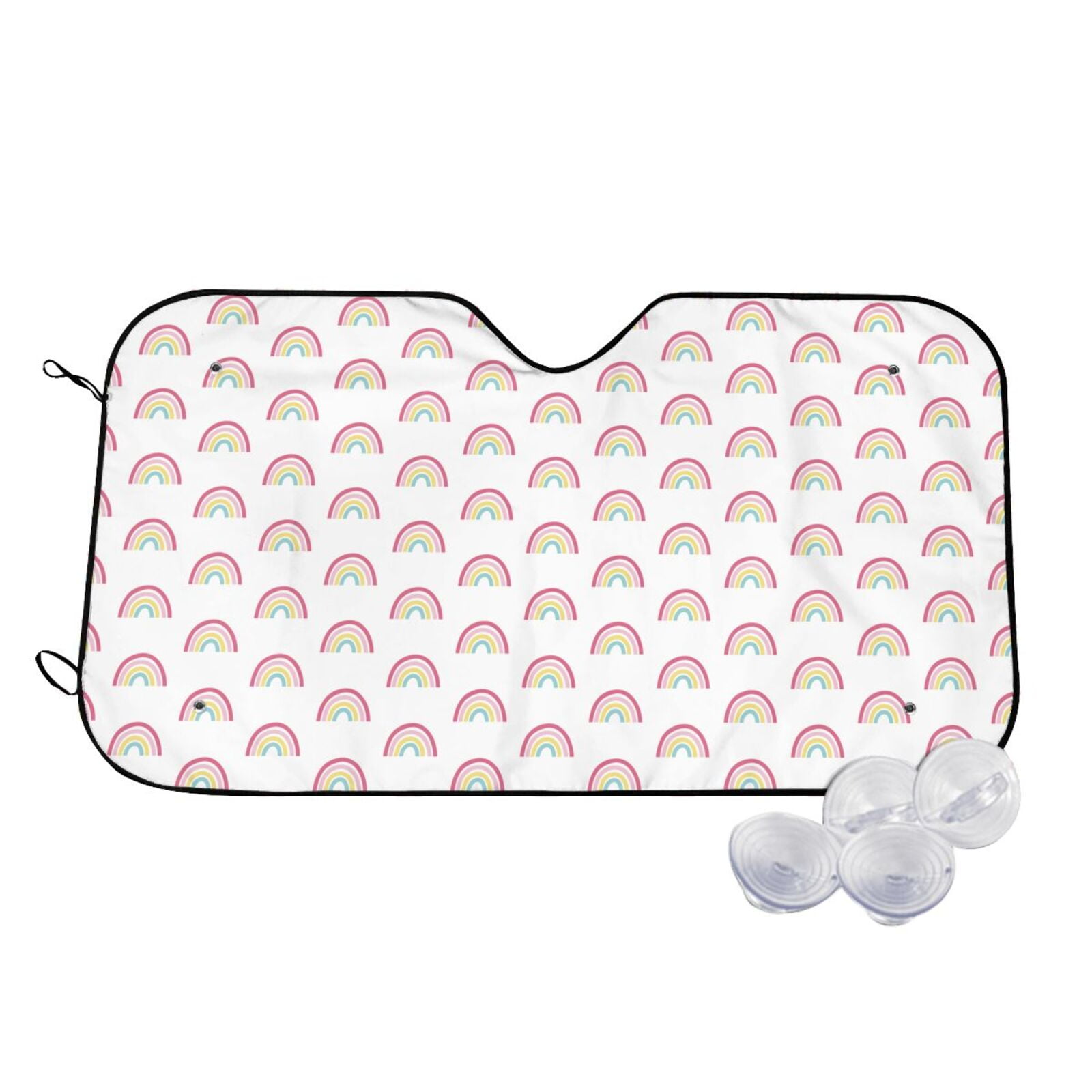 Daiia Rainbow Windshield Sun Shade for Car SUV Truck (Medium ), Car Sun ...