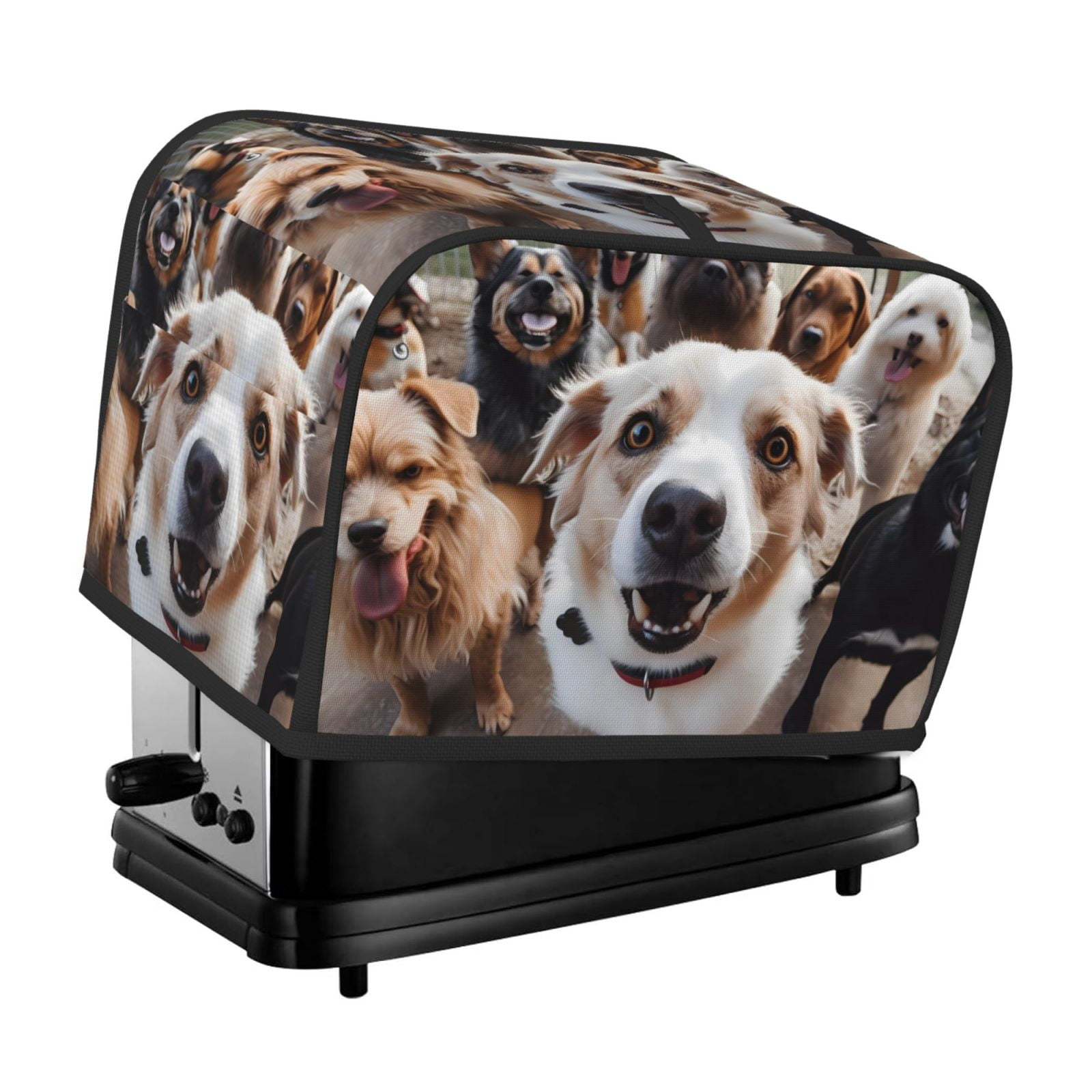 Daiia Realistic Cute Puppy Pattern 2 slice Toaster Cover, Toaster ...