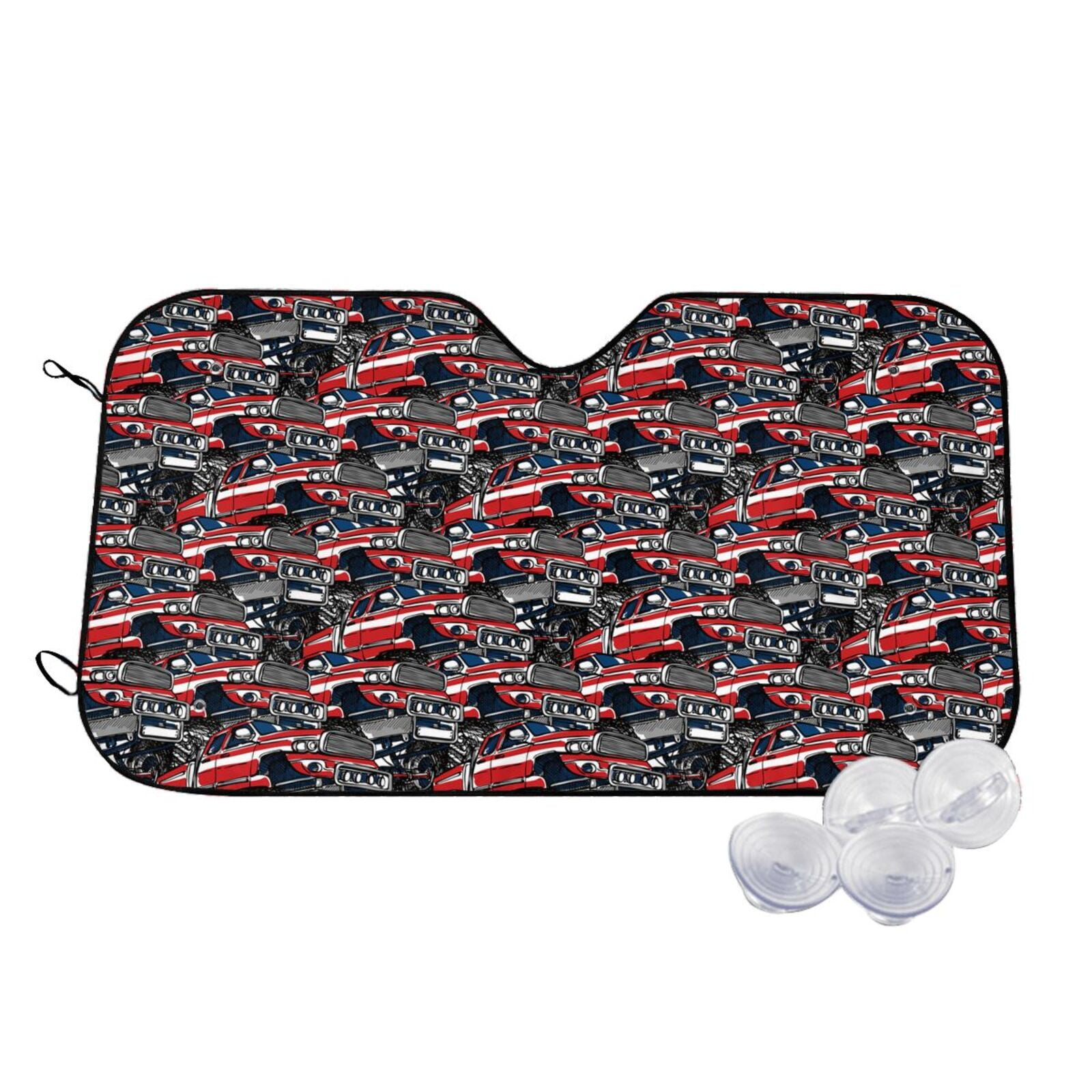 Daiia Red And Blue Cars Windshield Sun Shade for Car SUV Truck ( ), Car ...