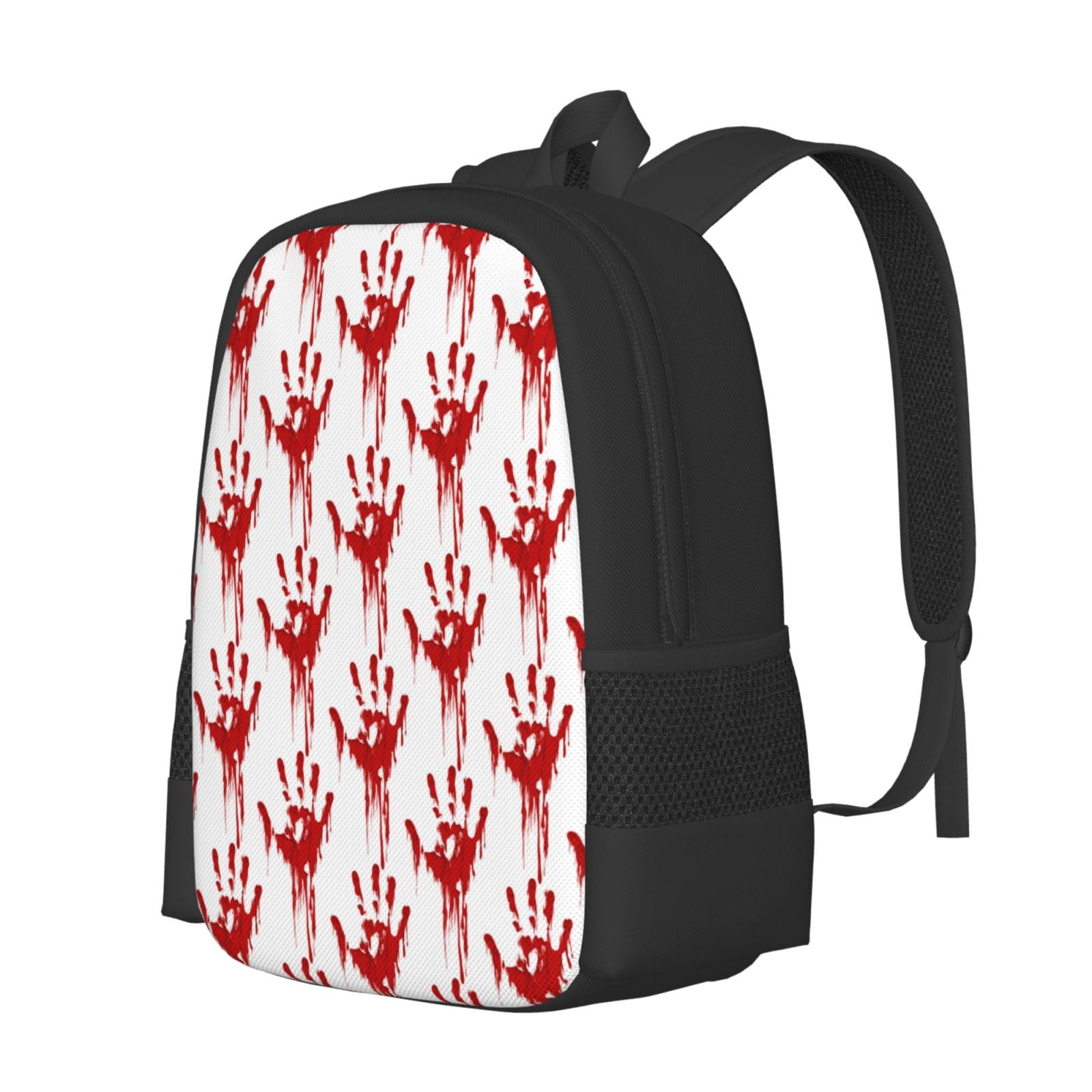 Daiia Red Bloody Scary Hands Backpack for Men and Women -Durable ...