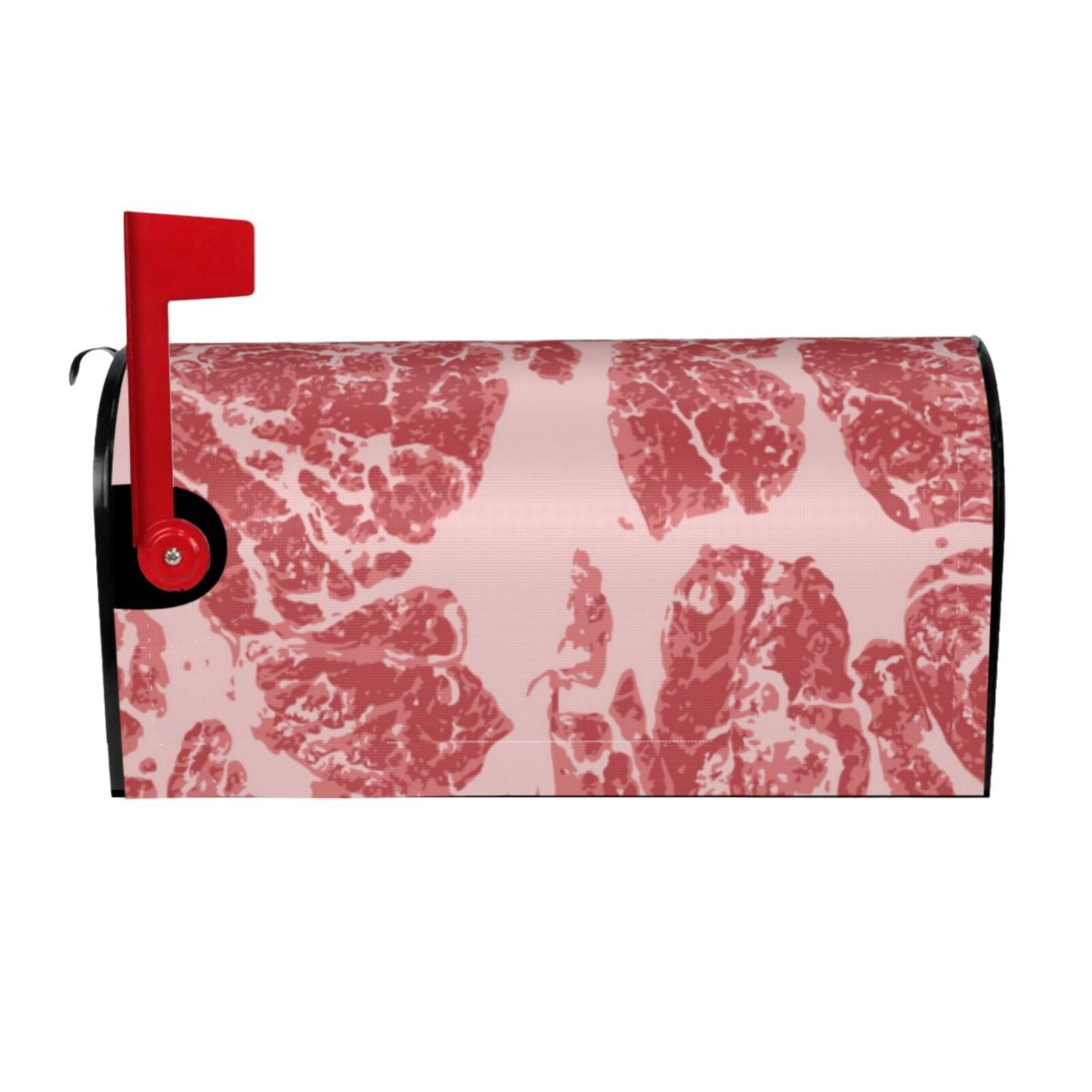 Daiia Red Meat Mailbox Cover , Magnetic Welcome Mailbox Wraps Post ...
