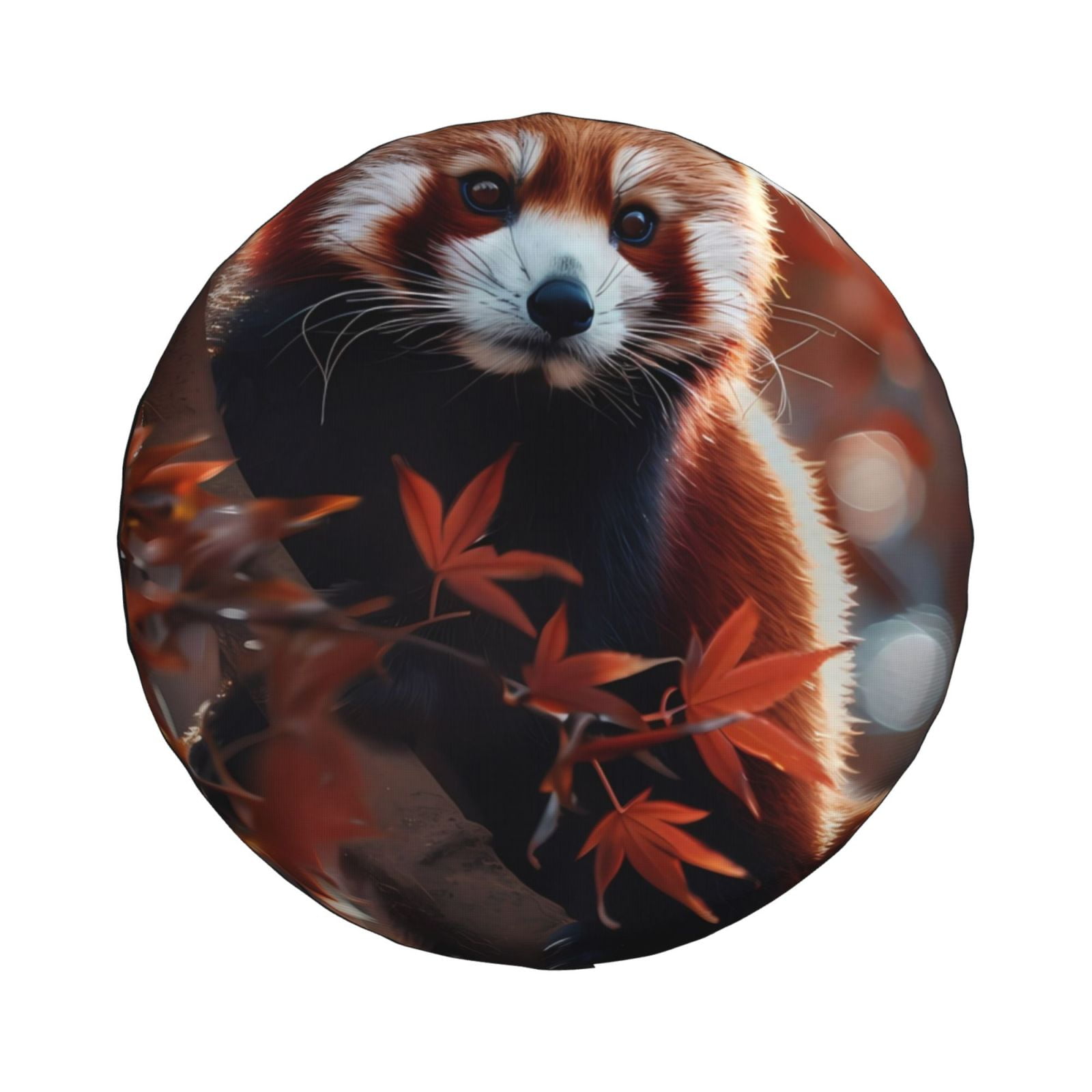 Daiia Red Panda Autumn Branches Tire Covers , Travel Trailer Camper ...