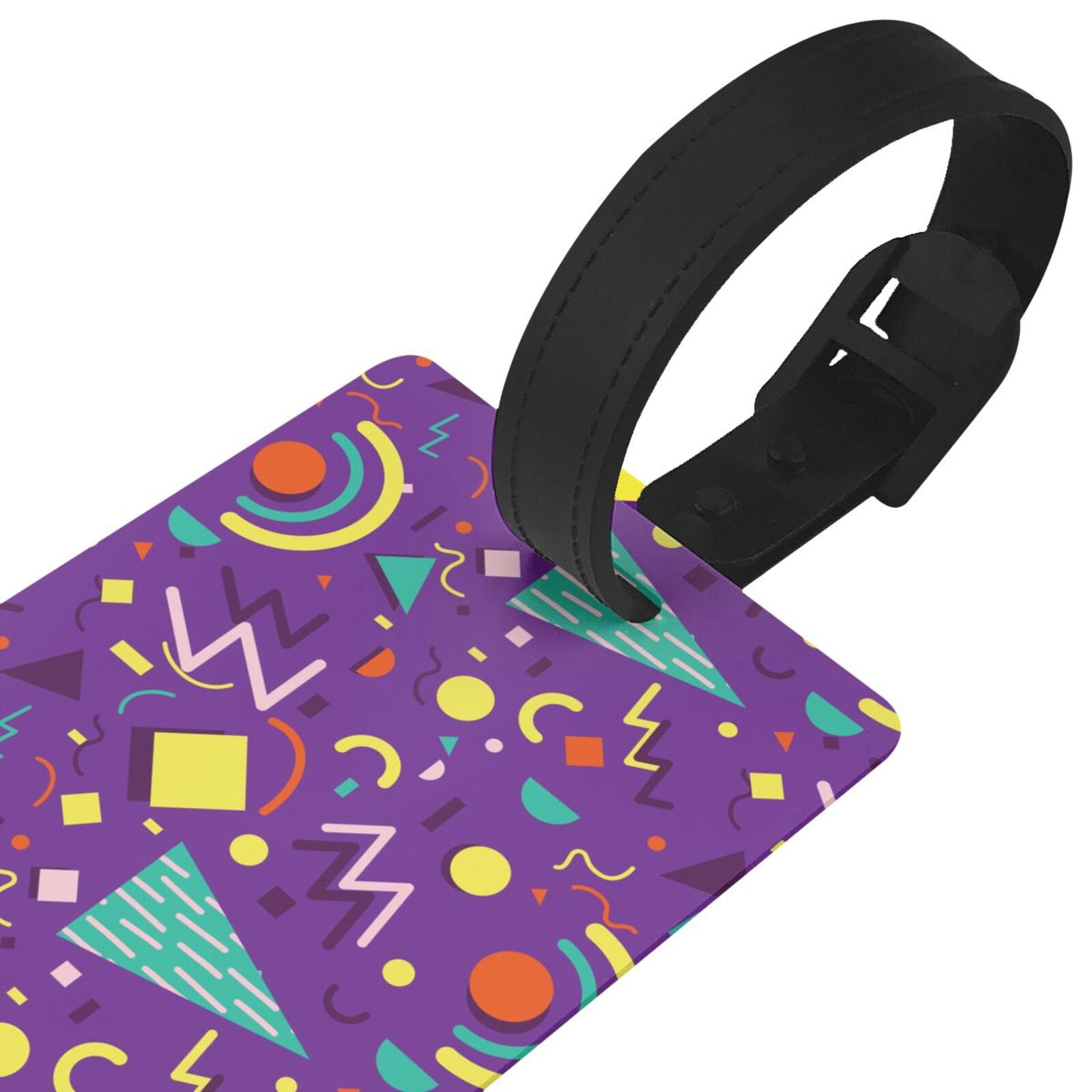 Daiia Retro 80s Style Durable Luggage Tags with Secure Strap Travel ID ...