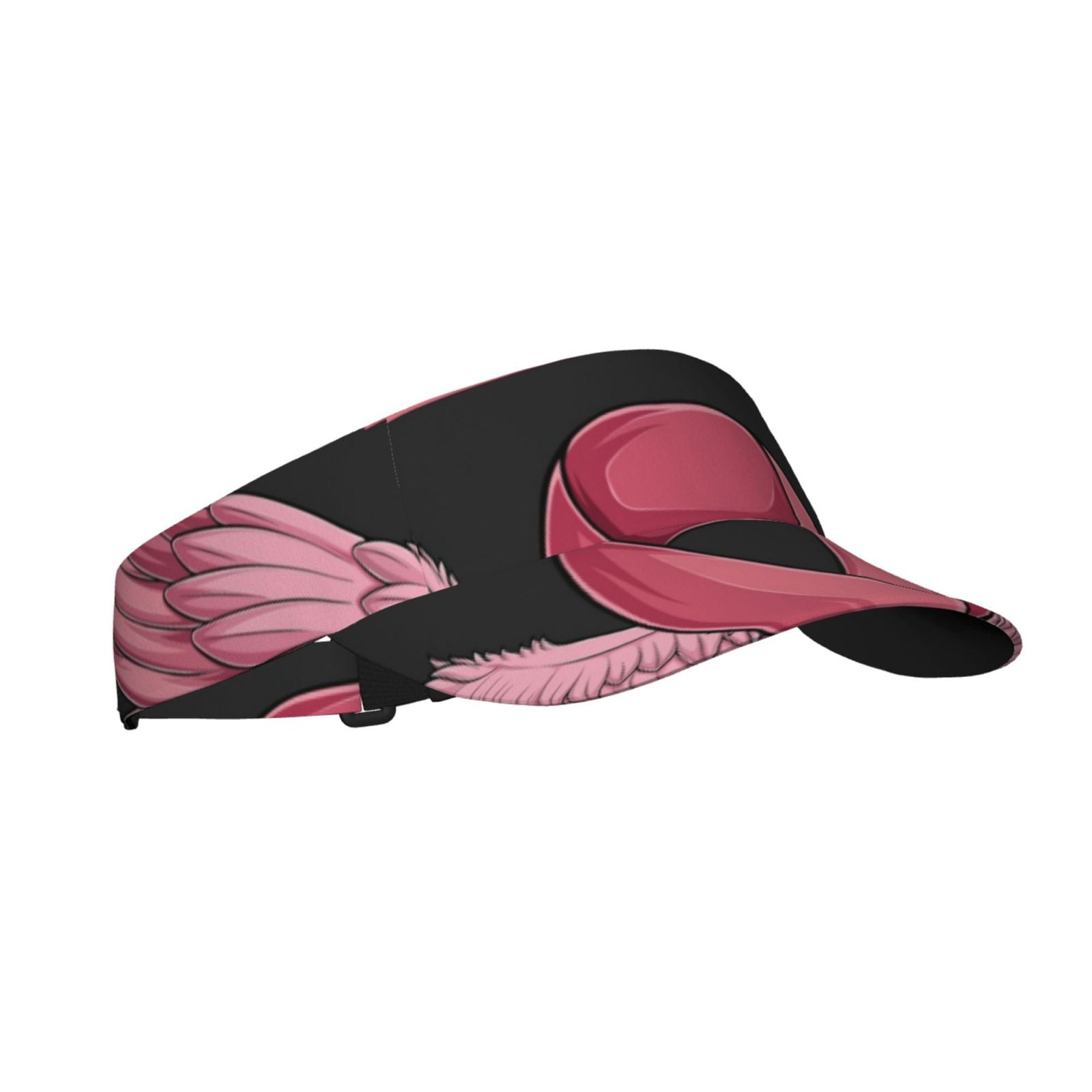 Daiia Ribbon With Angel Wings Pattern Sport Sun Visor Hats Visor Cap ...