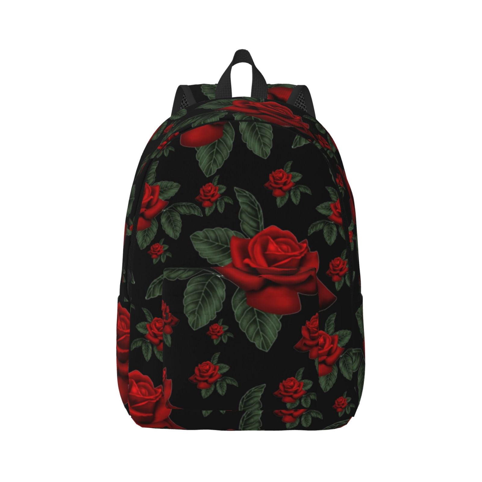 Daiia Roses Vintage Canvas Backpack for Men and Women ,Hiking Backpack ...