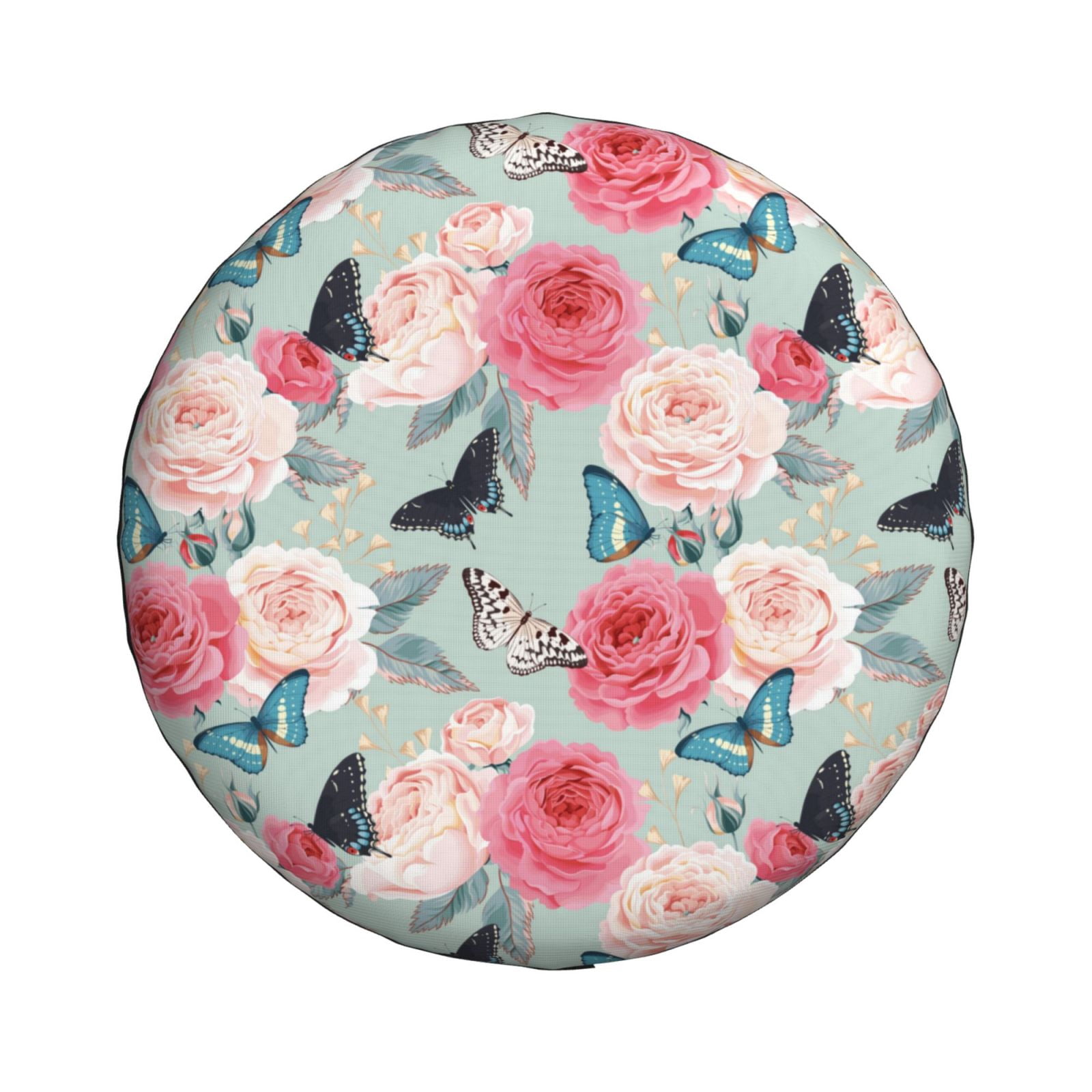 Daiia Roses and Butterflies Tire Covers , Travel Trailer Camper Truck ...