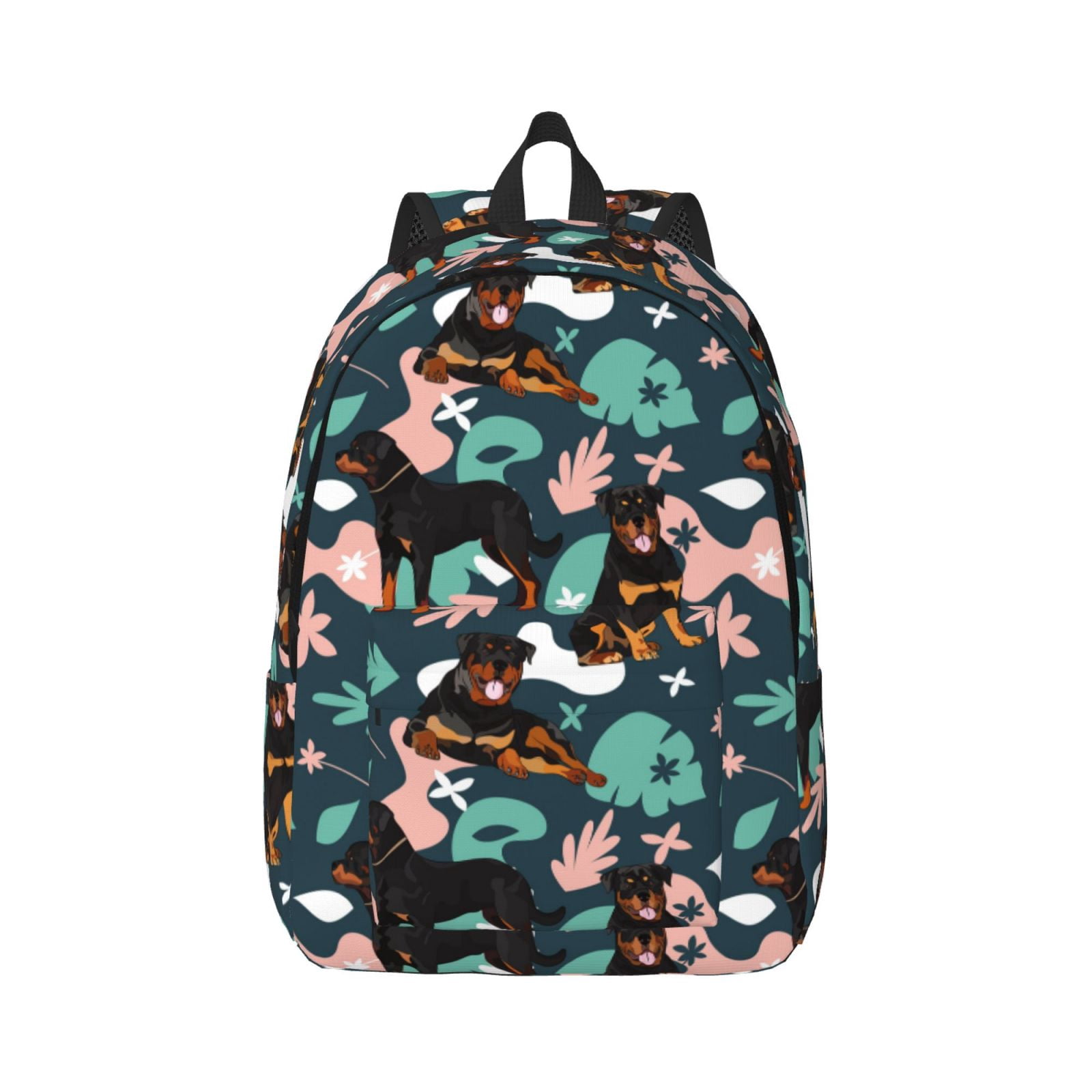 Daiia Rottweiler Vintage Canvas Backpack for Men and Women ,Hiking ...