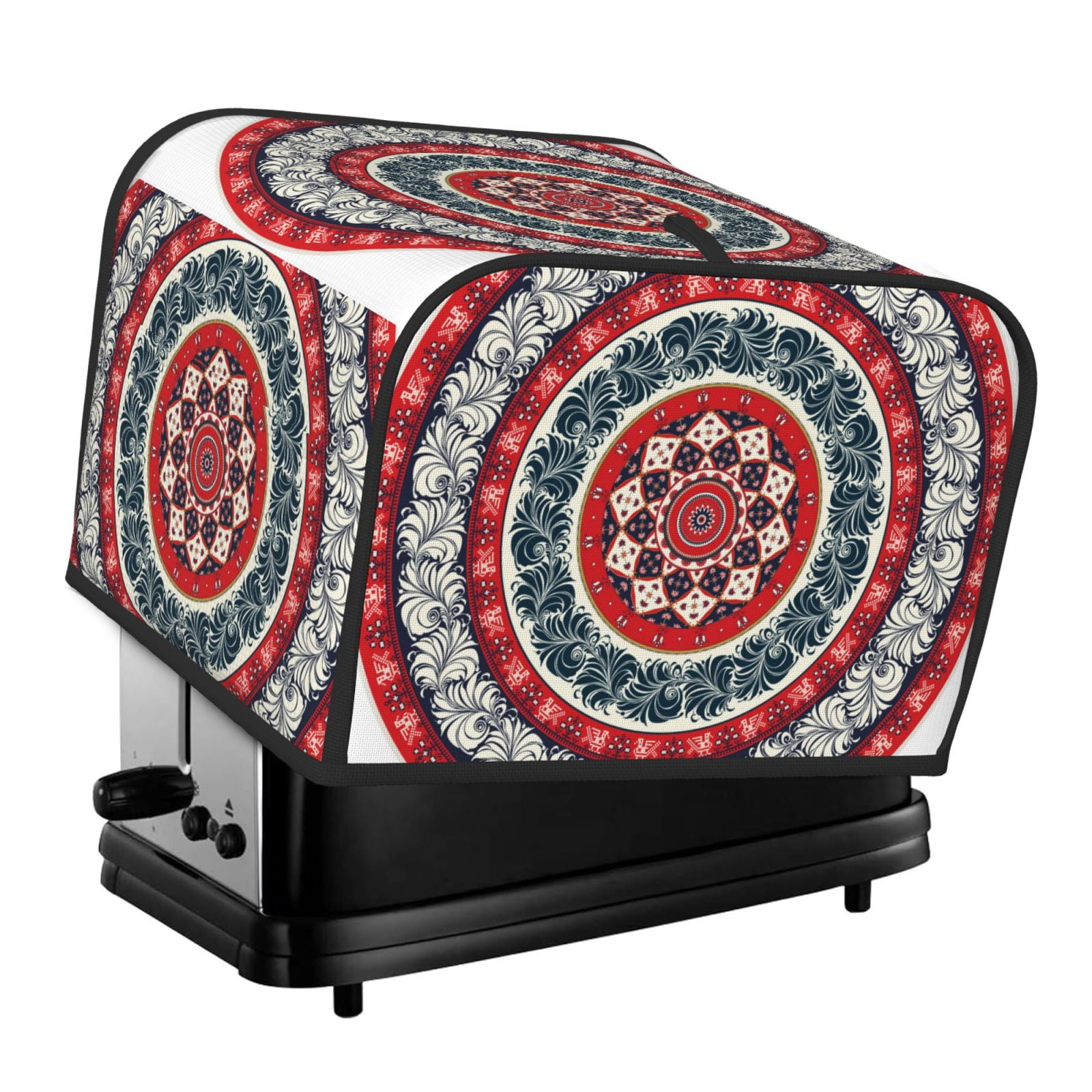 Daiia Round Design Pattern 4 slice Toaster Cover, Toaster Appliance ...