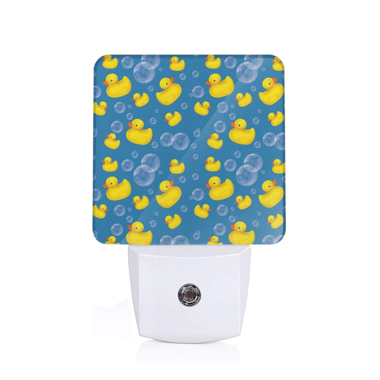 Daiia Rubber Duck Pattern Plug-in LED Backlit Night Light with Motion ...