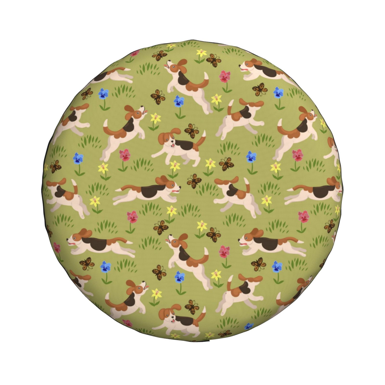 Daiia Running Beagle Tire Covers , Travel Trailer Camper Truck SUV ...