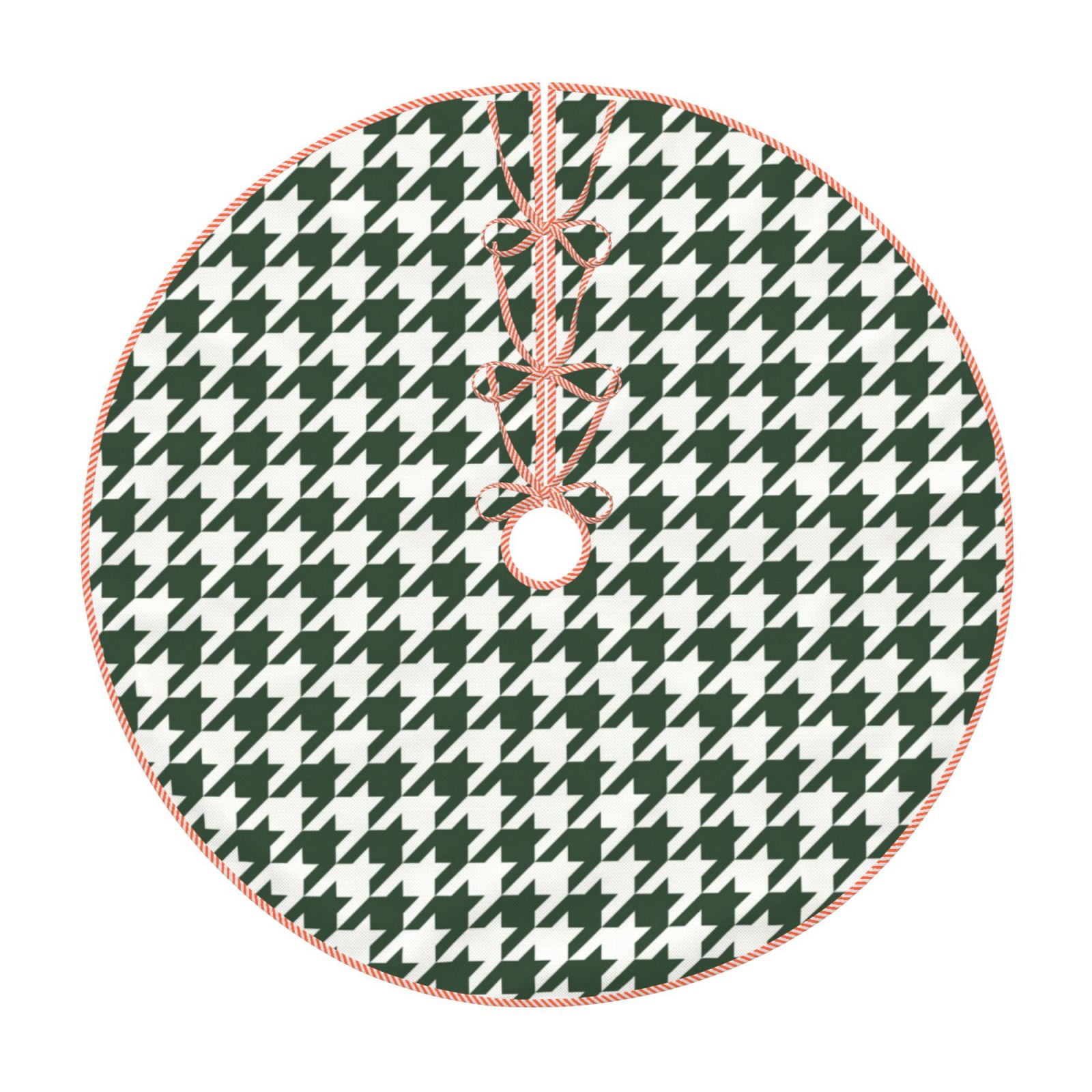 Daiia Scottish Checkered Drawing Merry Christmas Tree Skirt , Xmas ...
