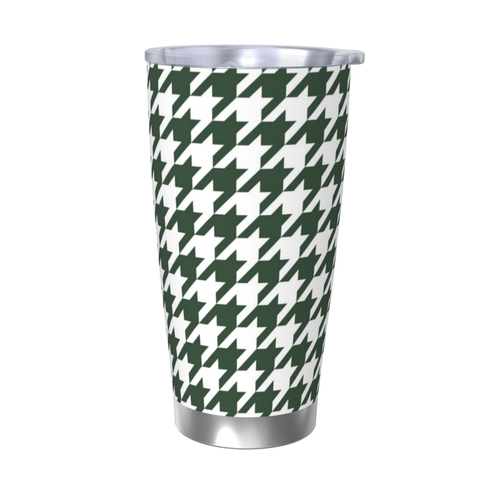 Daiia Scottish Checkered Printed 20oz Insulated Coffee Cup with Straw ...