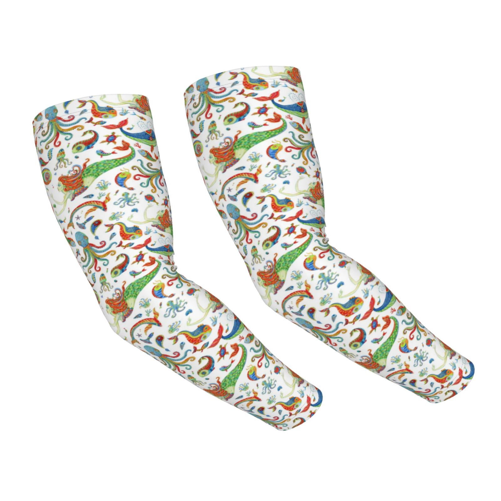 Daiia Sea Animals 1 UV Sun Protection Arm Sleeves - Cooling Compression ...