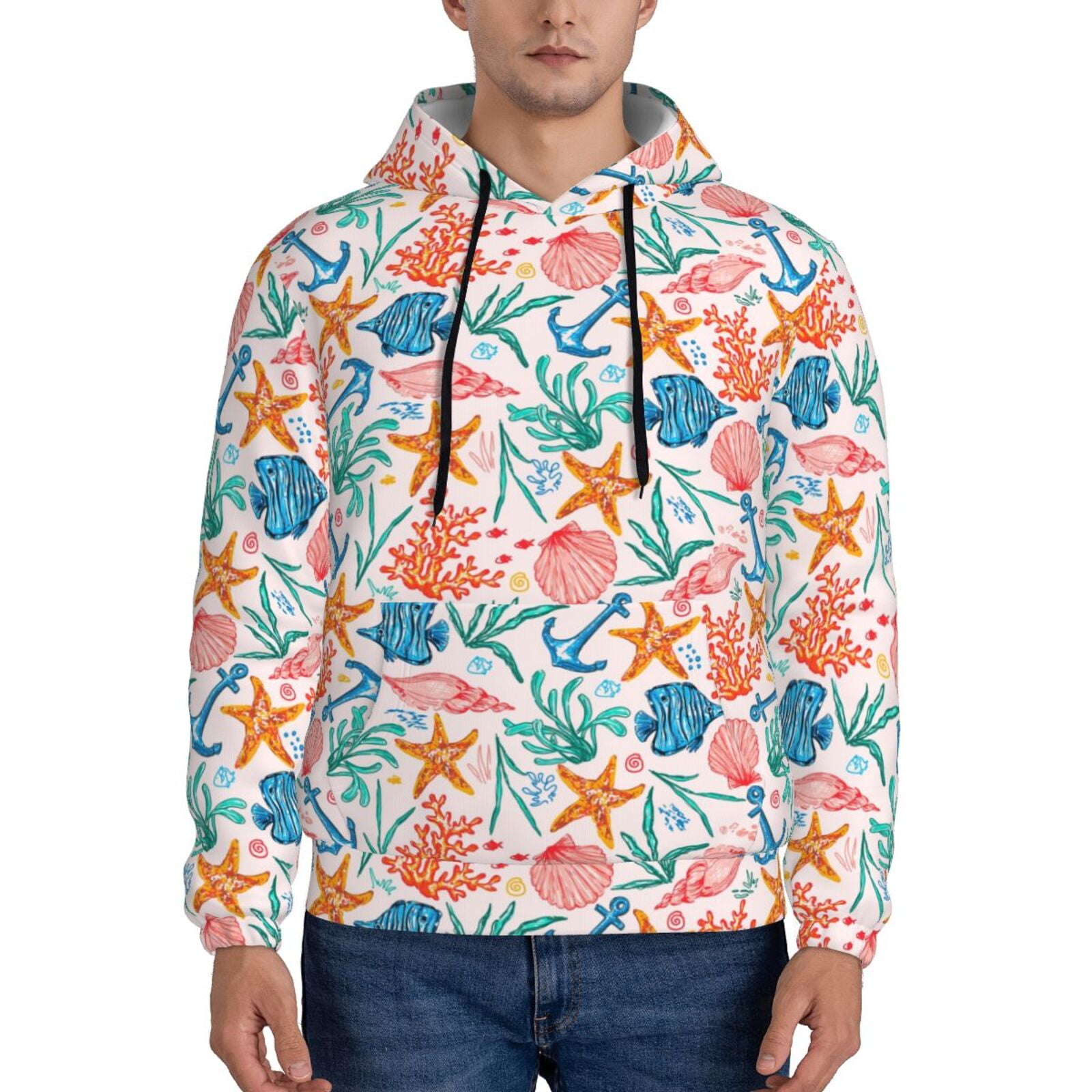 Daiia Sea Creatures for Men's Fashion Hoodies & Sweatshirts with ...