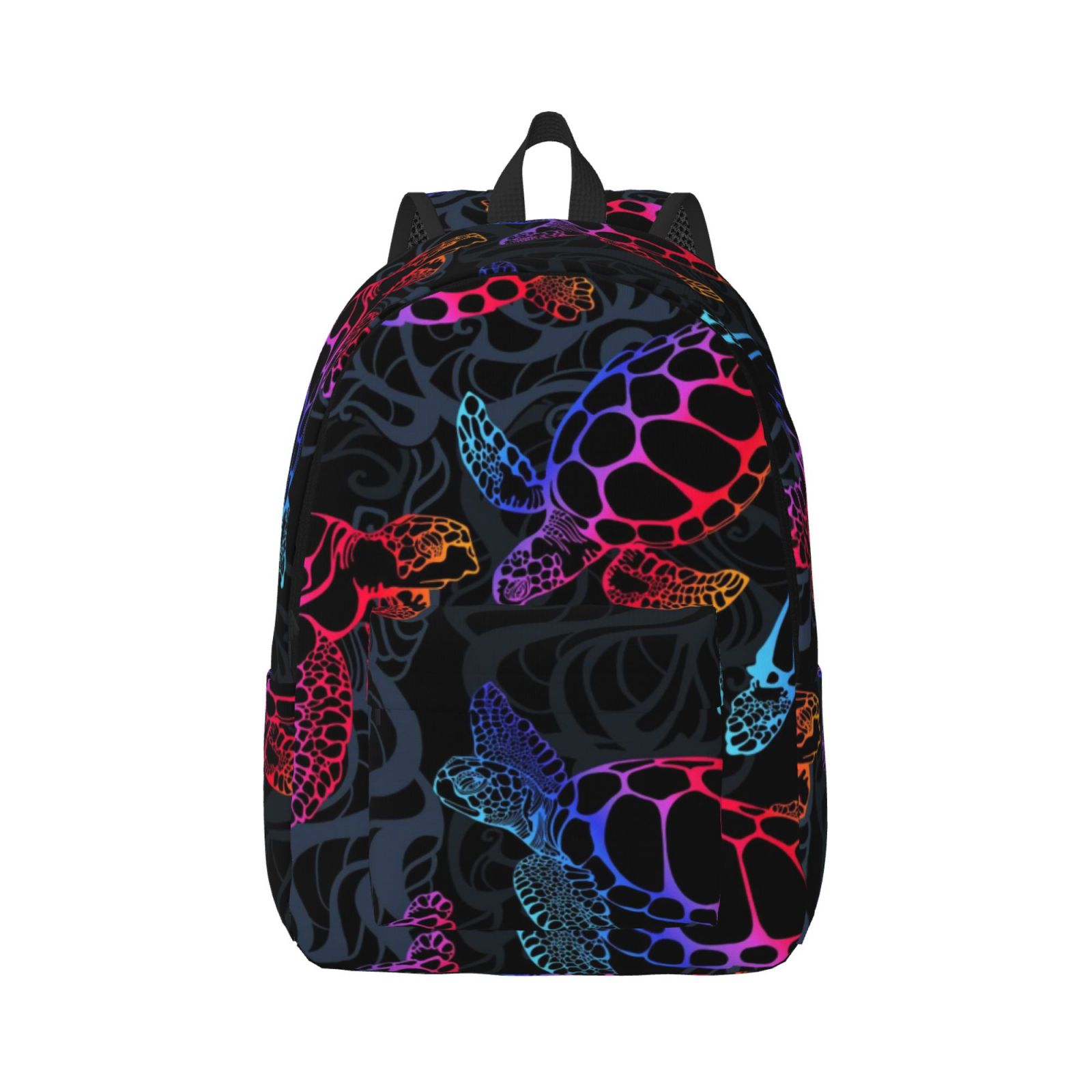 Daiia Sea Turtle Vintage Canvas Backpack for Men and Women ,Hiking ...