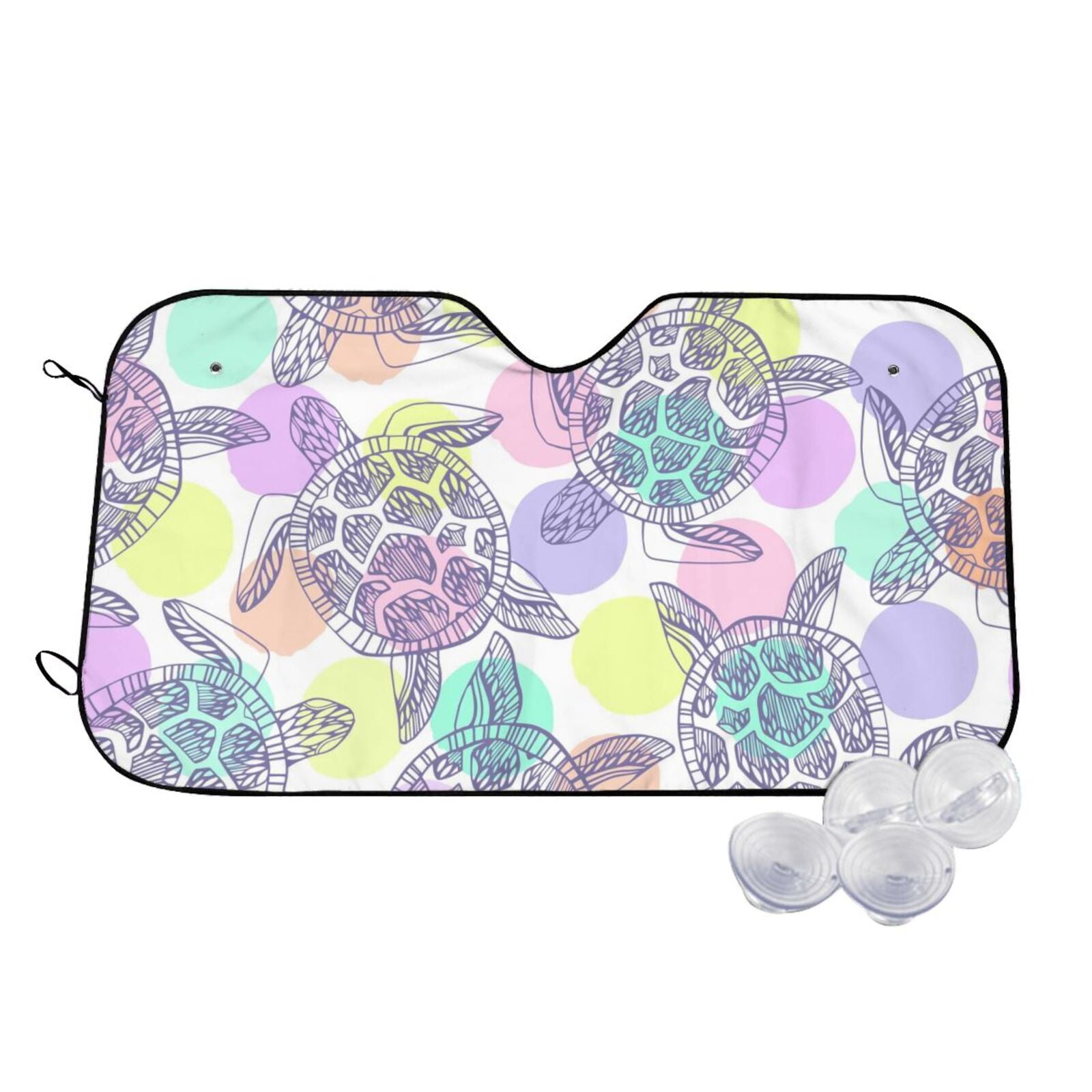 Daiia Sea Turtles Windshield Sun Shade for Car SUV Truck (Medium ), Car ...