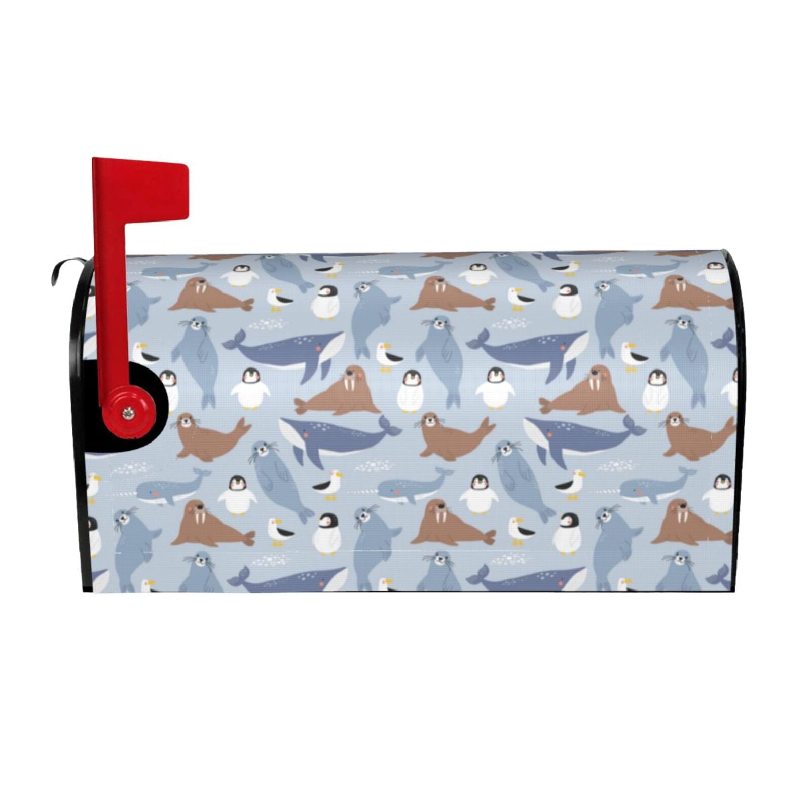 Daiia Seal Fox Seagull Whales Mailbox Cover , Magnetic Welcome Mailbox ...