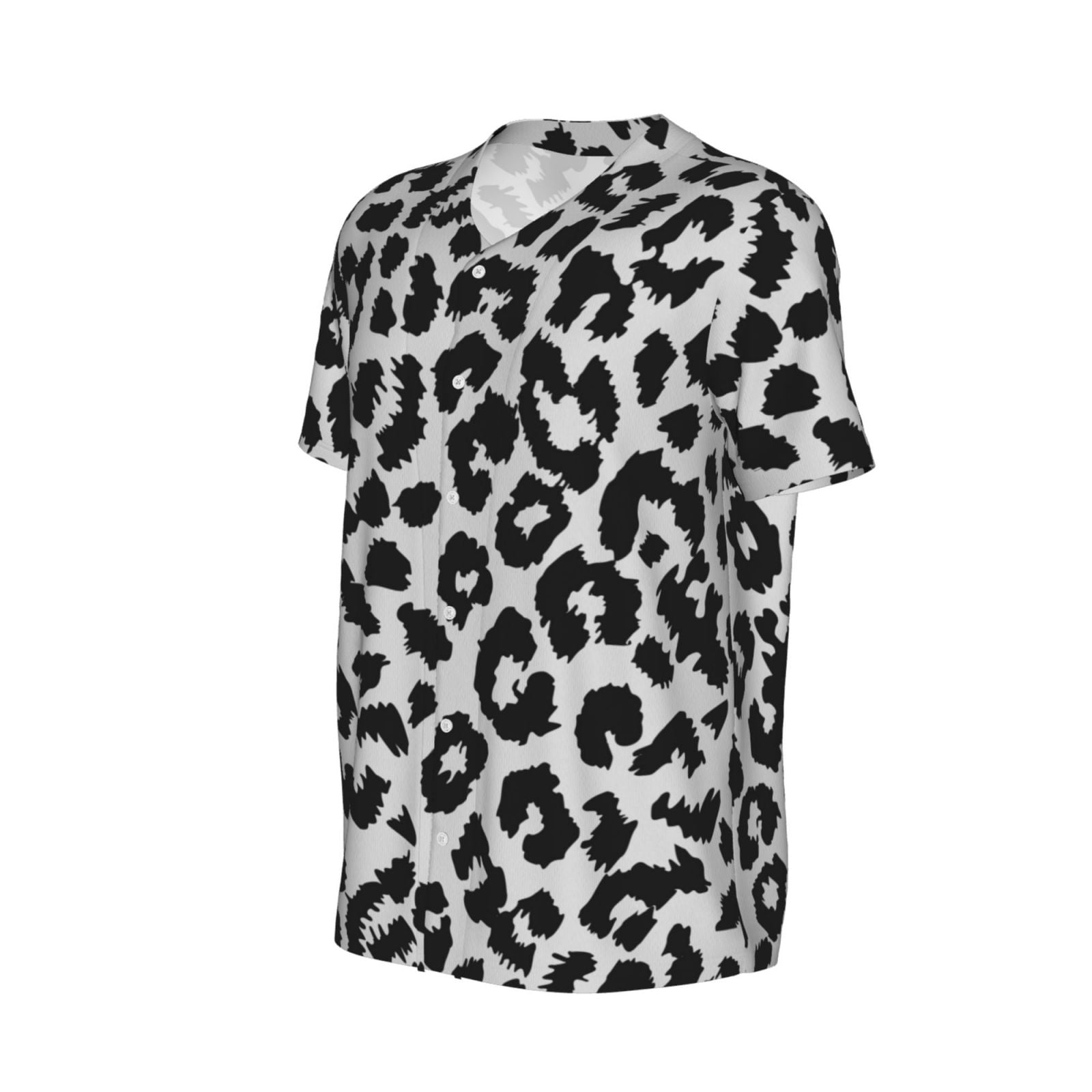 Daiia Similar To Leopard Print Mens Baseball Jersey Button Down Shirts ...