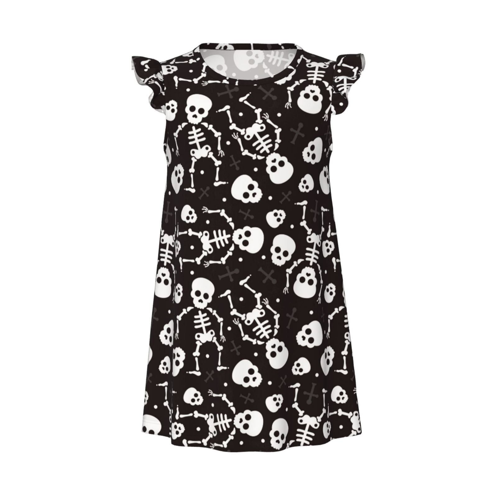 Daiia Skeleton Girls Nightgowns, Unicorn Nightgown Princess Pajama ...