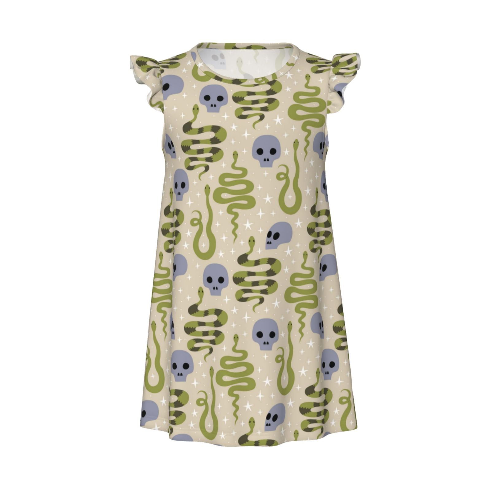 Daiia Skull Snake Girls Nightgowns, Unicorn Nightgown Princess Pajama ...