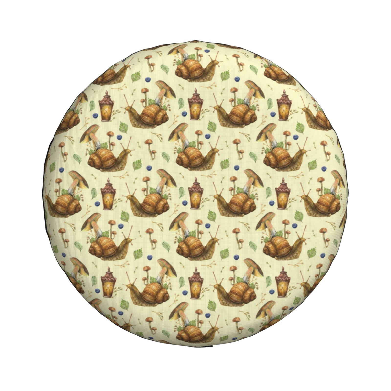 Daiia Snail With Mushrooms Tire Covers , Travel Trailer Camper Truck ...